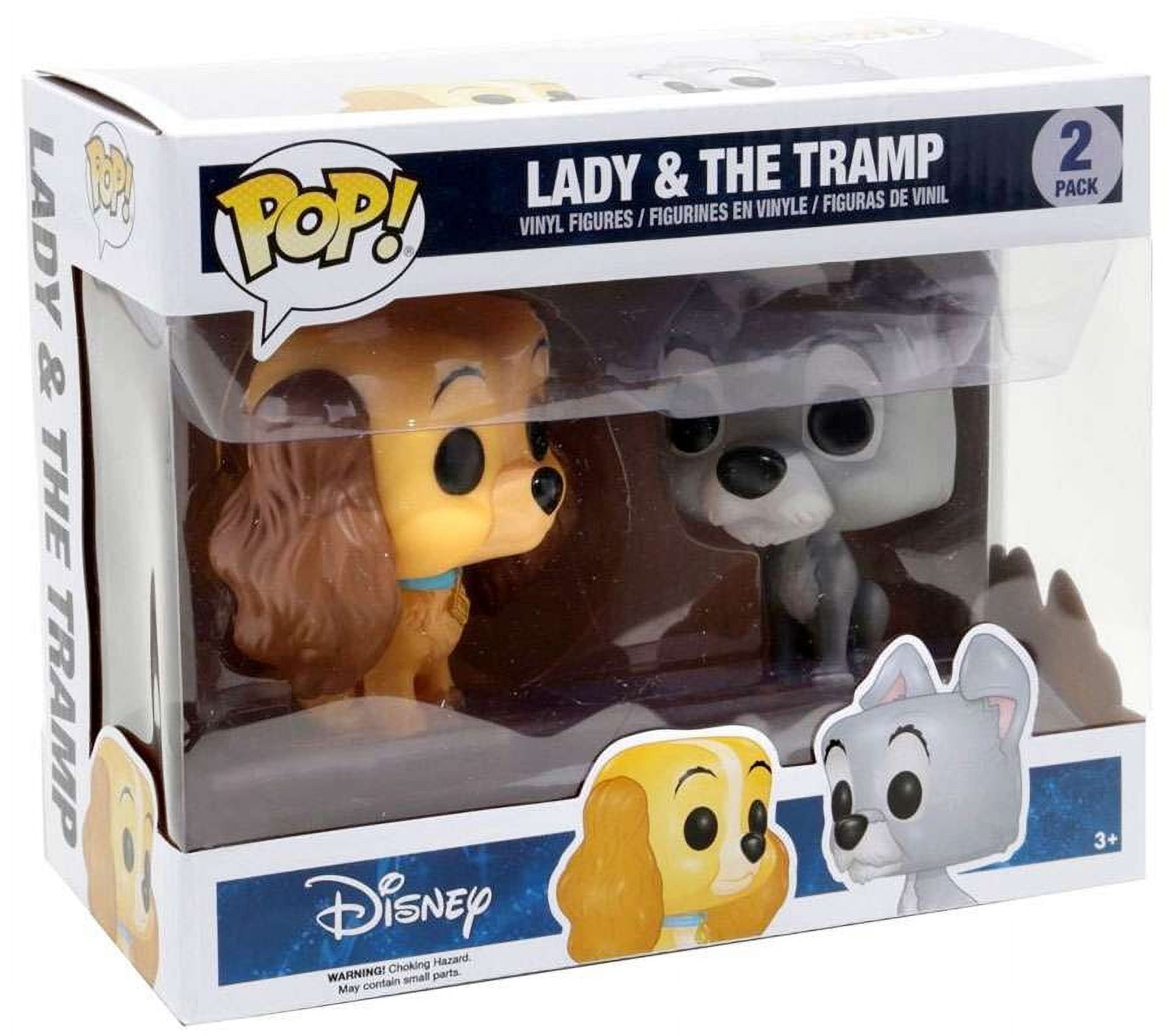 Funko POP! Disney Lady & The Tramp Vinyl Figure 2-Pack - Walmart.com