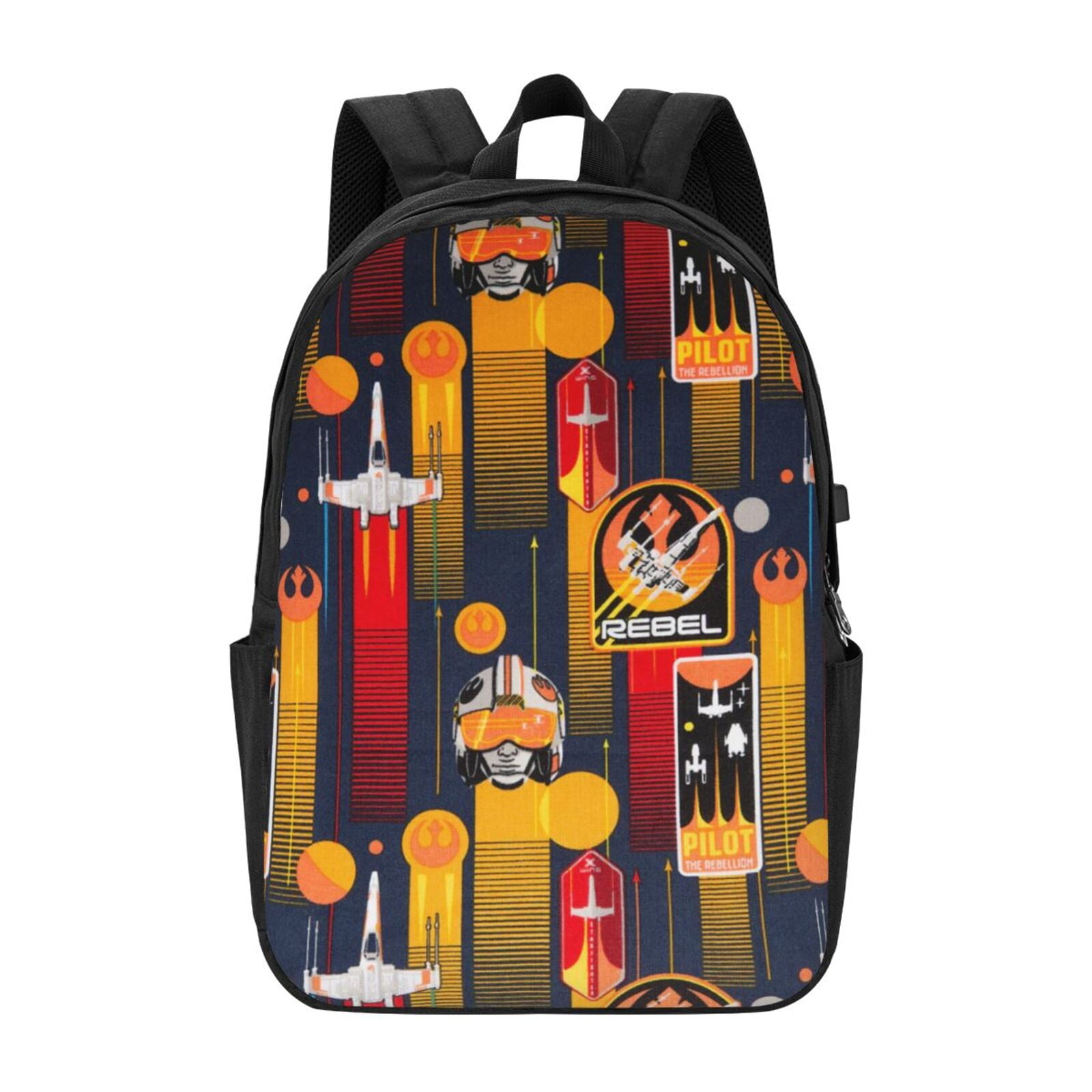 Star Wars Laptop Backpack, Water Resistant Daypack Backpack, Extra ...
