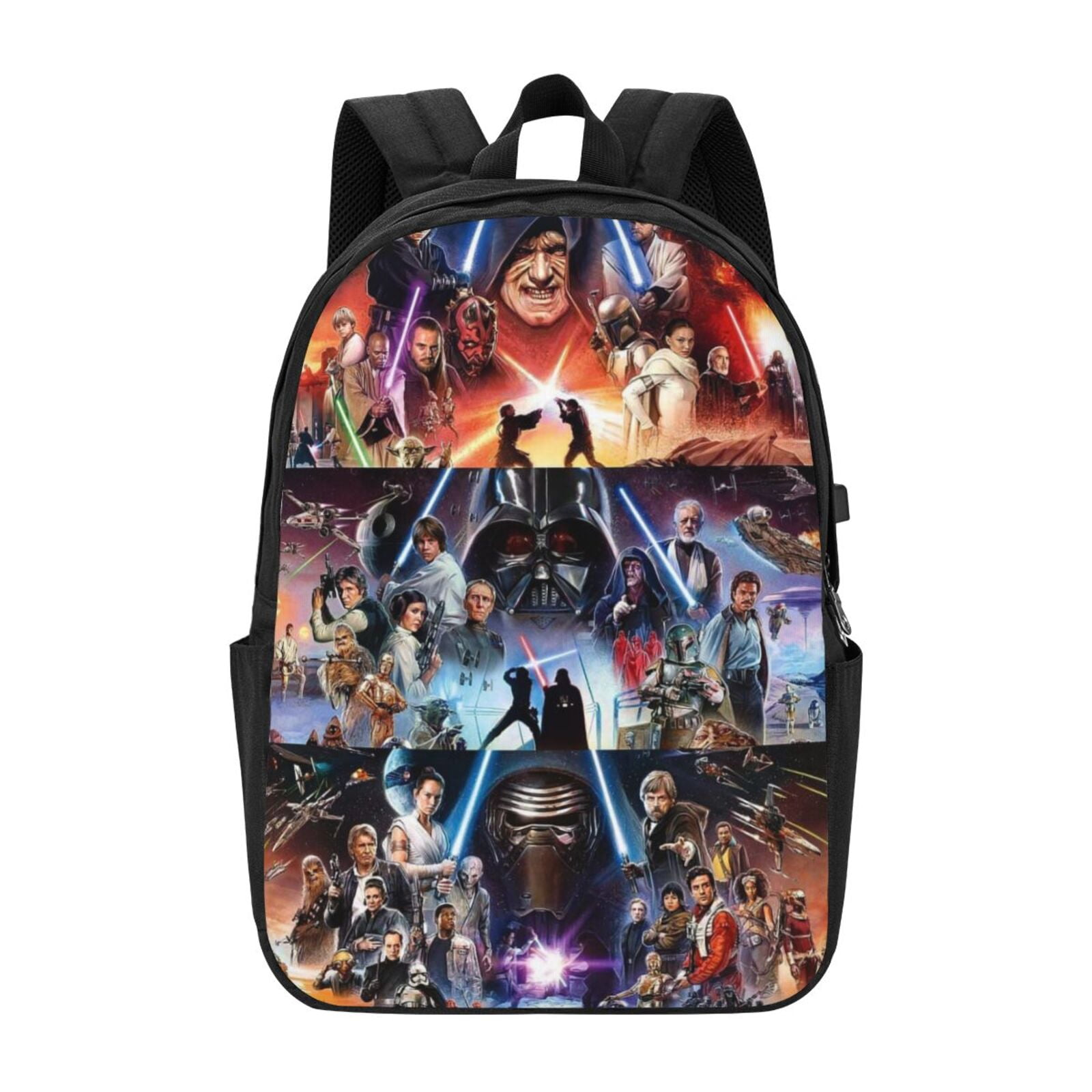 Star Wars Laptop Backpack, Water Resistant Daypack Backpack, Extra ...
