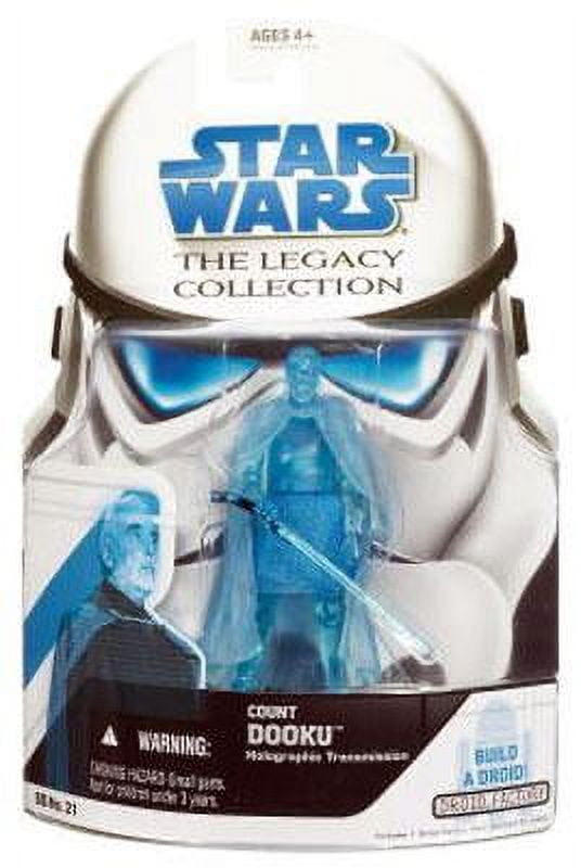Count Dooku Action Figure Hologram Star Wars Attack of the Clones ...