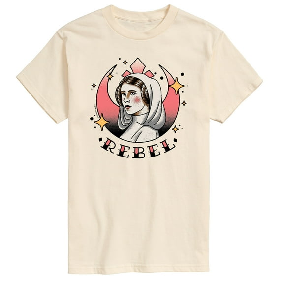 Star Wars - Leia Tattoo - Men's Short Sleeve Graphic T-Shirt - Walmart.com
