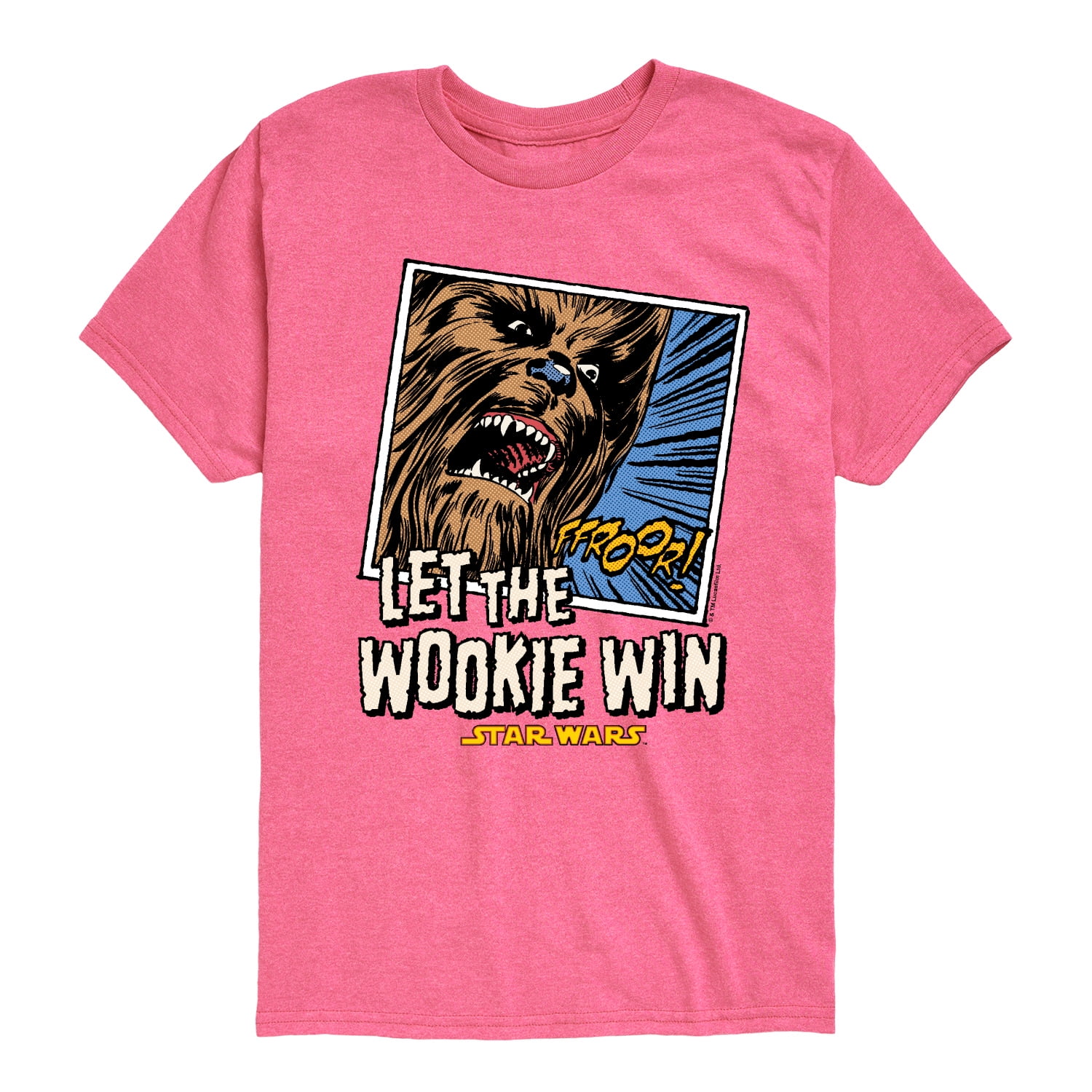 Star Wars - Let The Wookie Win - Toddler And Youth Short Sleeve Tee ...
