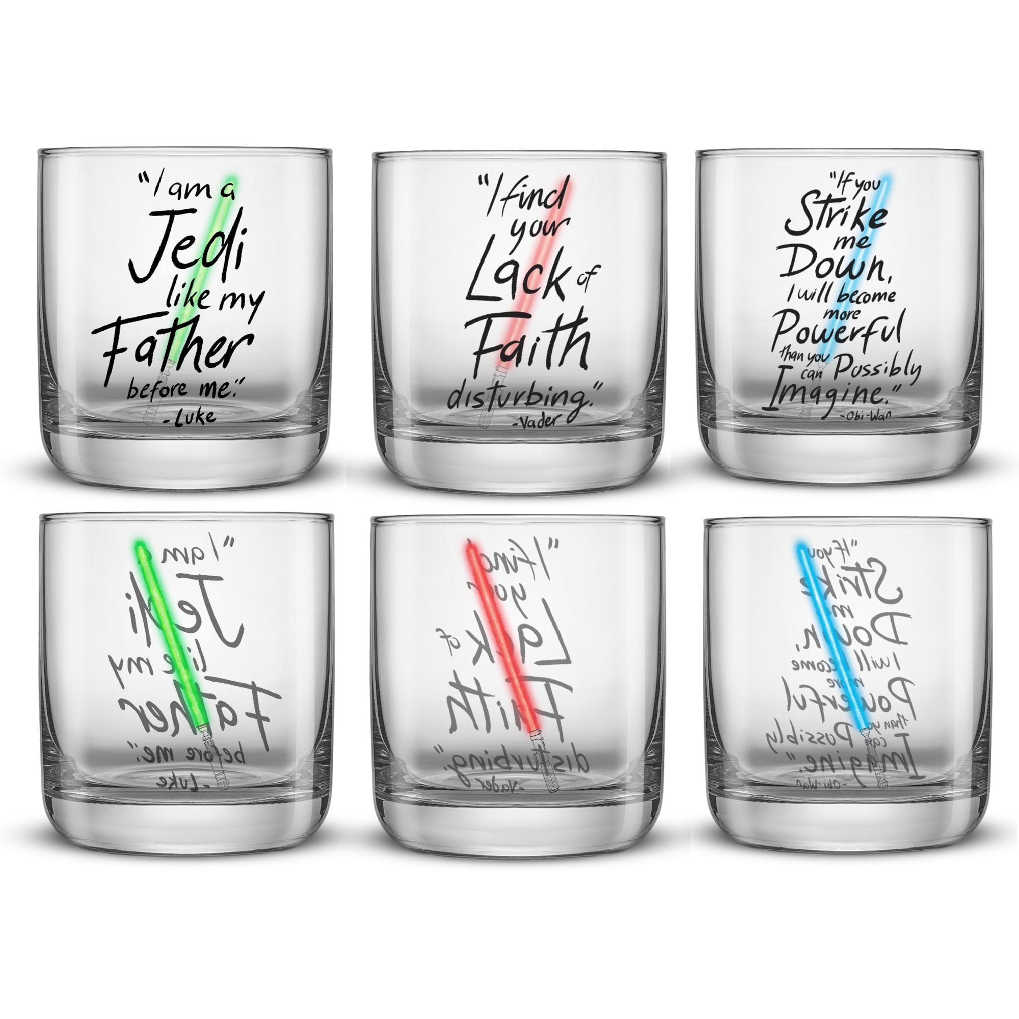 Star Wars™ Lightsaber Collection Drinking Glasses - Walmart.com