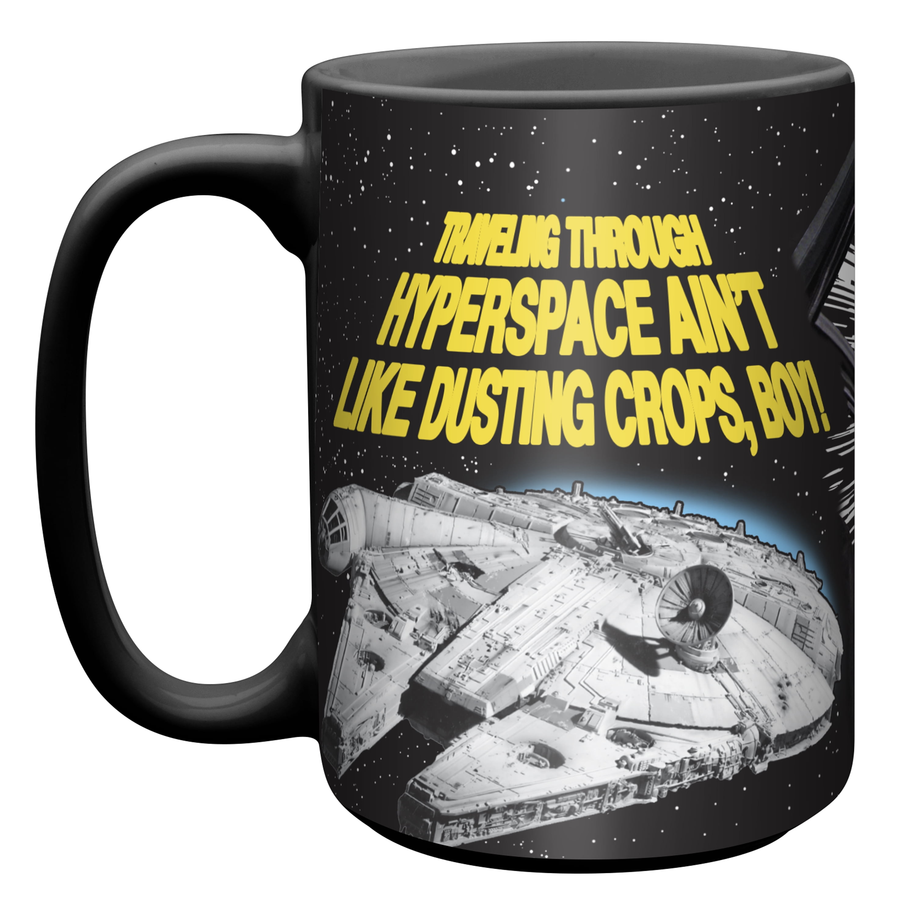 Star Wars Lightspeed 15 Ounce Millennium Falcon Coffee Mug - Walmart.com