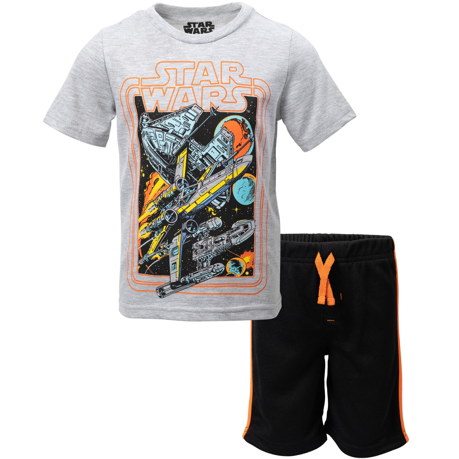 Star Wars Toddler Clothes Apparel: Little Boys Darth Vader T-Shirt and ...