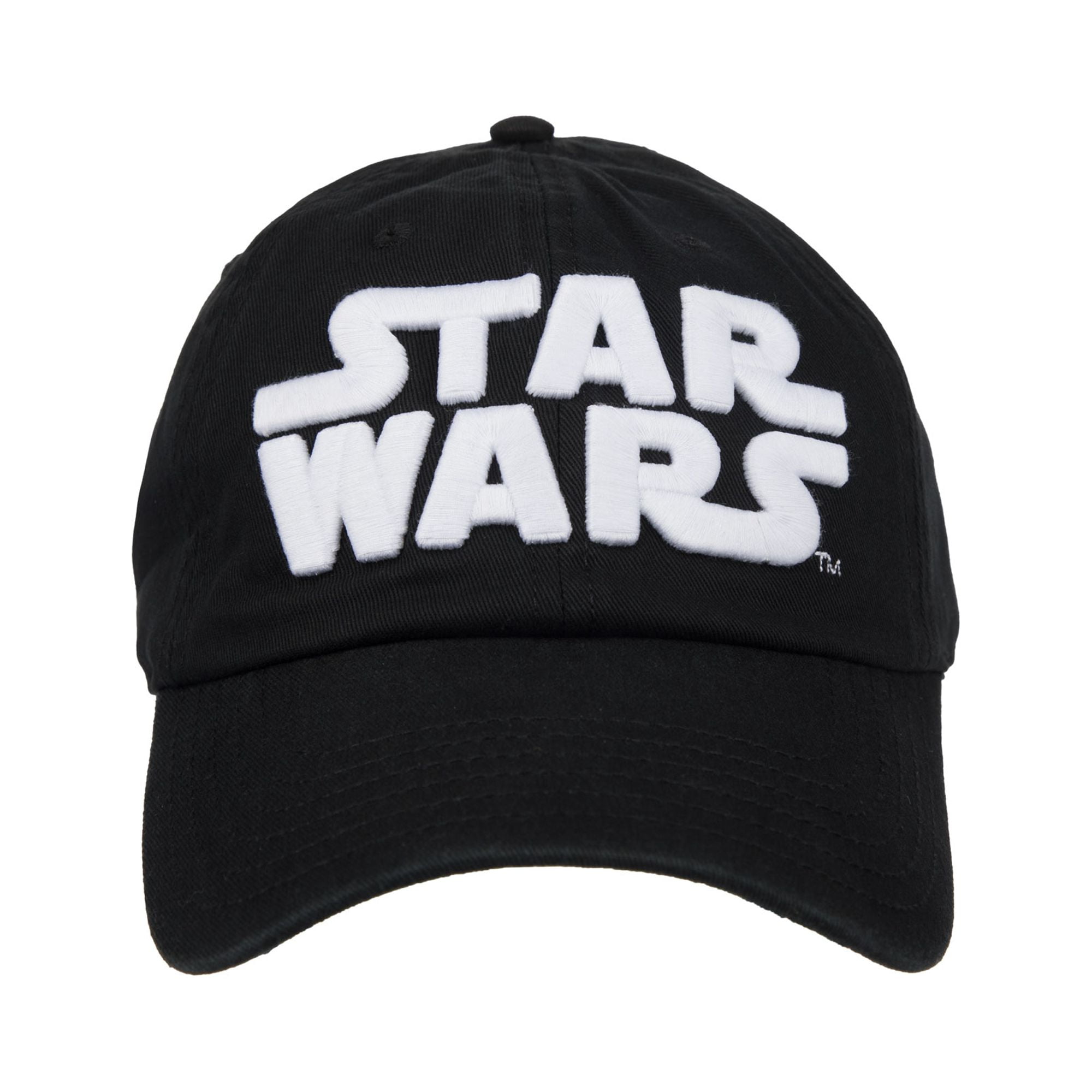 Bioworld Officially Licensed Star Wars Logo Black Adjustable Cap, 100% ...