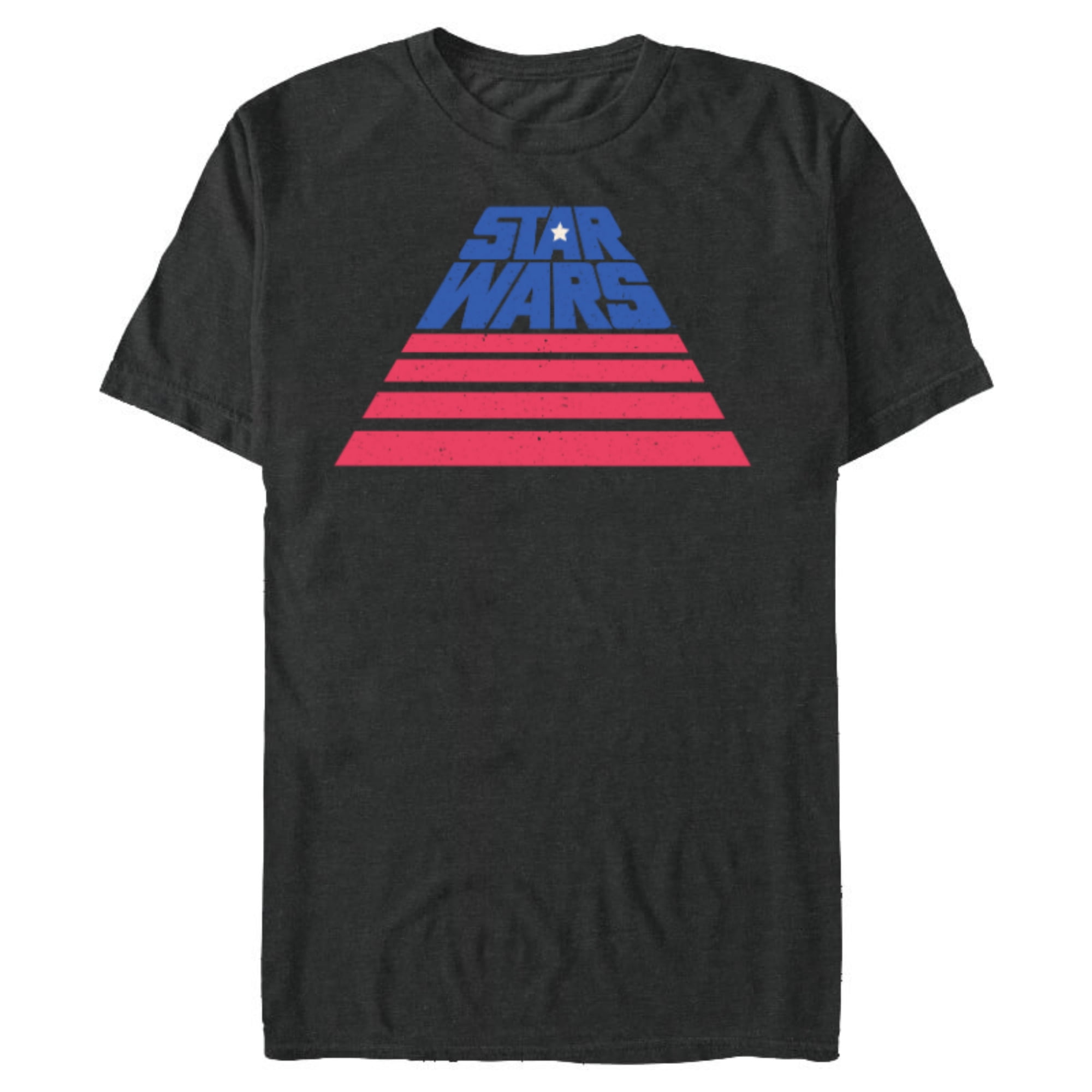 Star Wars Logo Broad Stripes July 4th Retro - Short Sleeve Blended T ...