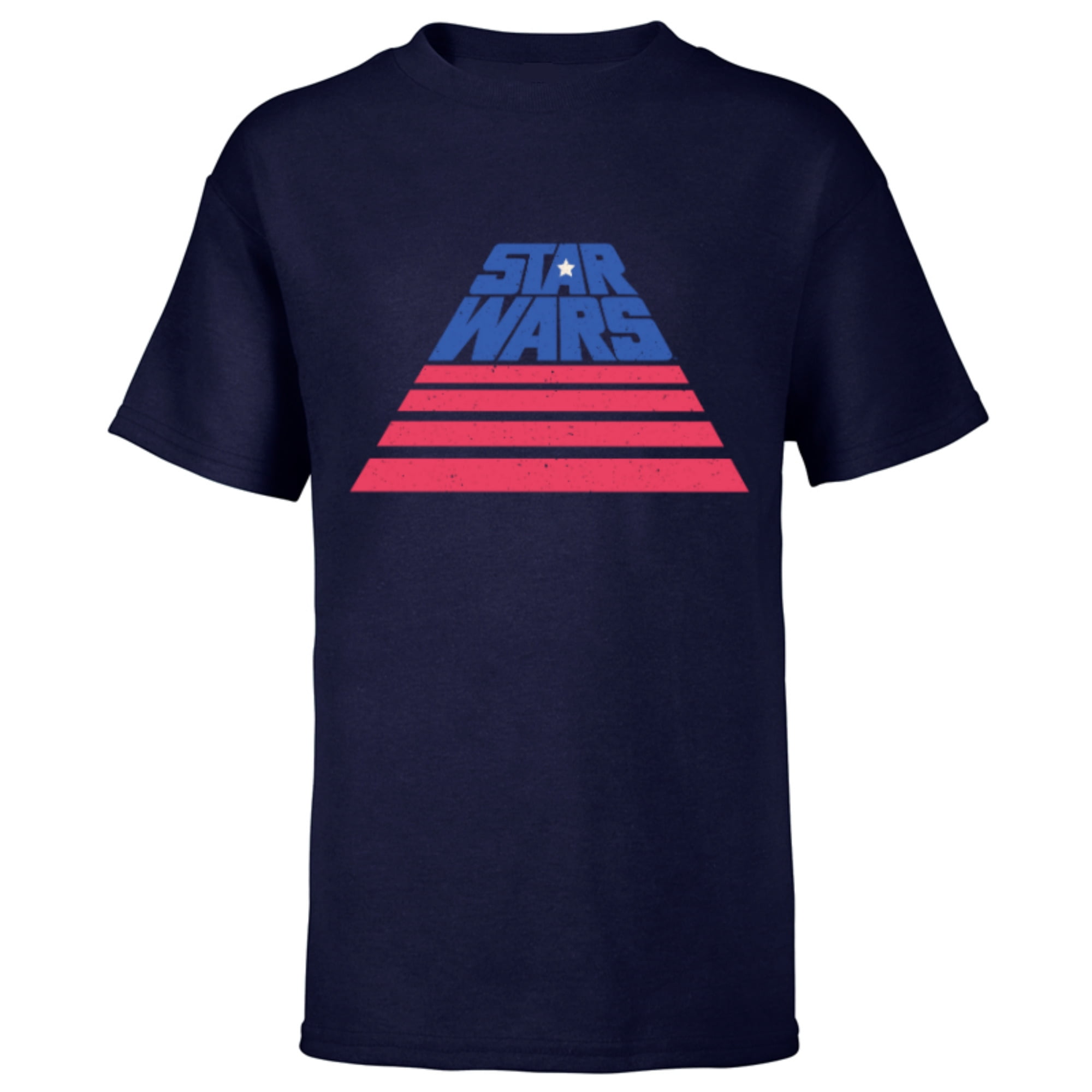Star Wars Logo Broad Stripes July 4th Retro - Short Sleeve T-Shirt for ...