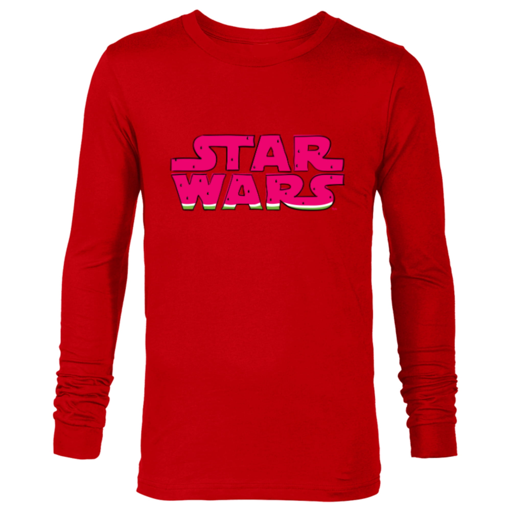 Star Wars Logo Fashion Style Summer Watermelon Pattern - Long Sleeve T ...