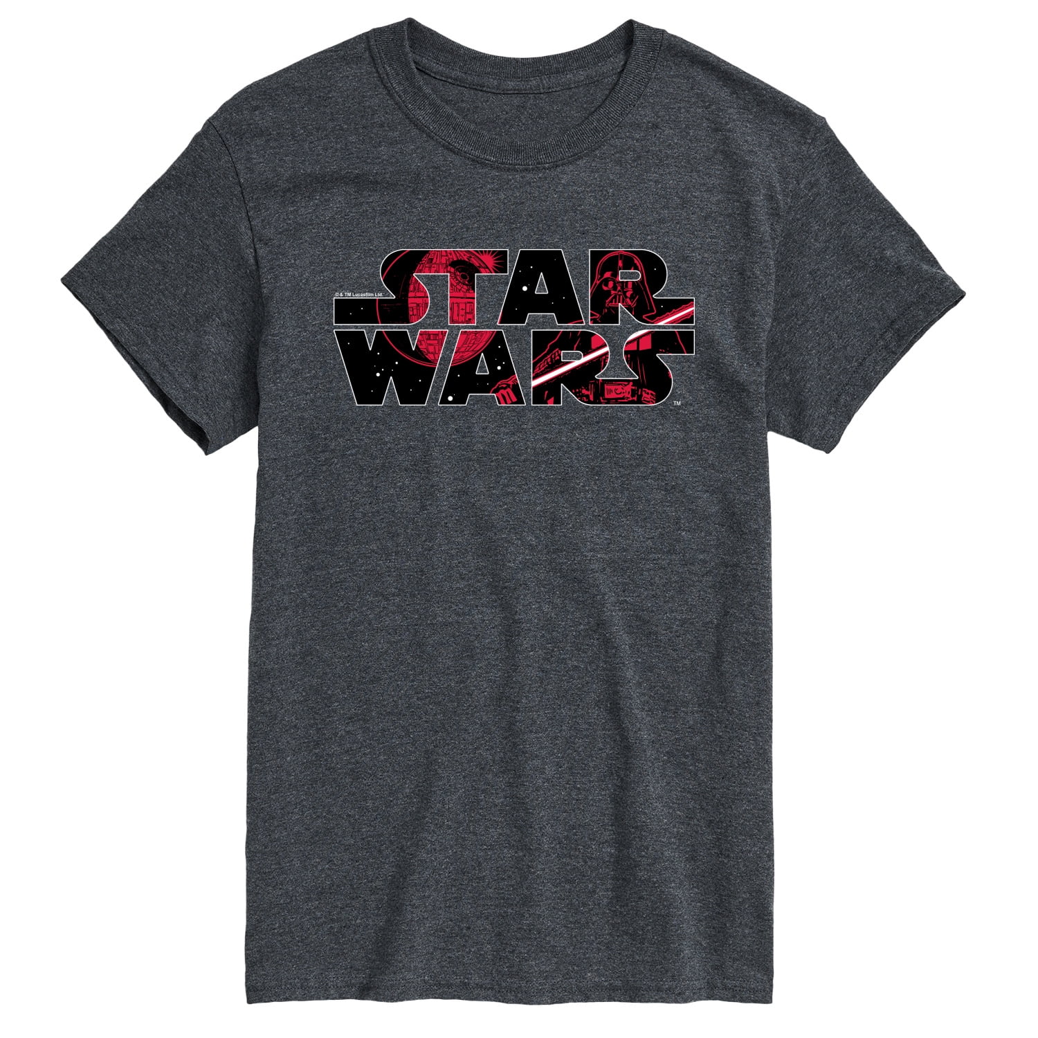Star Wars - Logo Darth Vader - Men's Short Sleeve Tee - Walmart.com