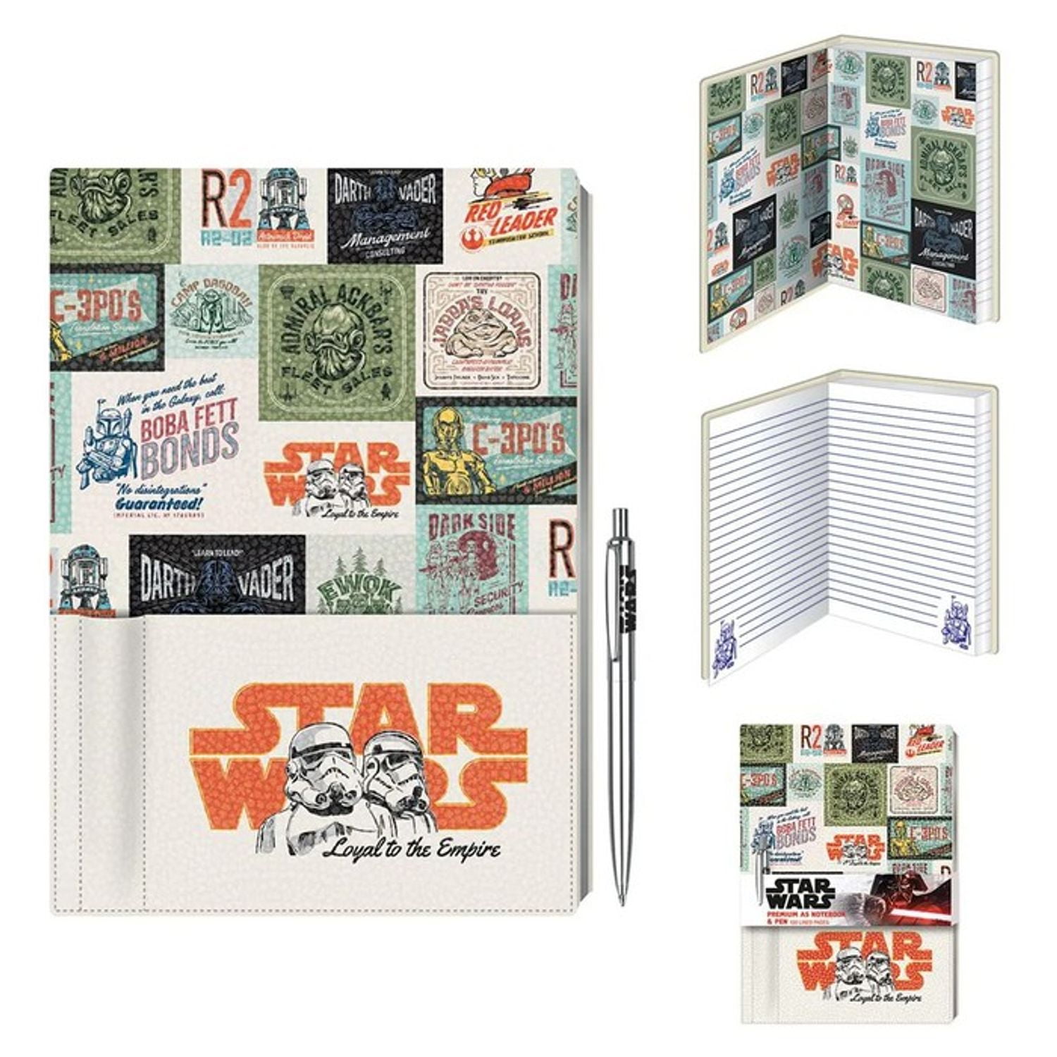 Star Wars Loyal To The Empire A5 Notebook & Pen Set - Walmart.com