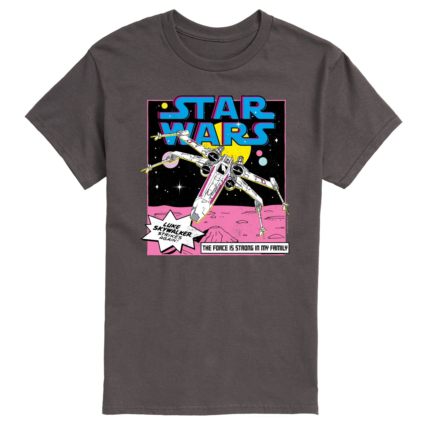 Star Wars - Luke Skywalker Ship - Men's Short Sleeve Tee - Walmart.com