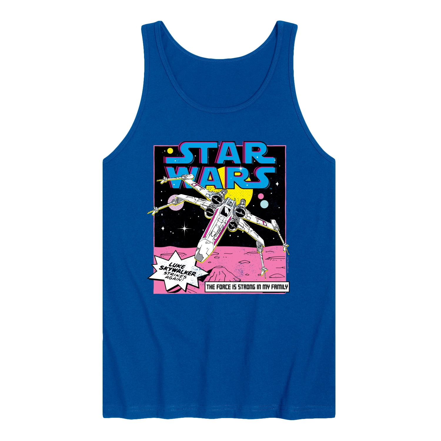 Star Wars - Luke Skywalker Ship - Men's Sleeveless Graphic Tank ...