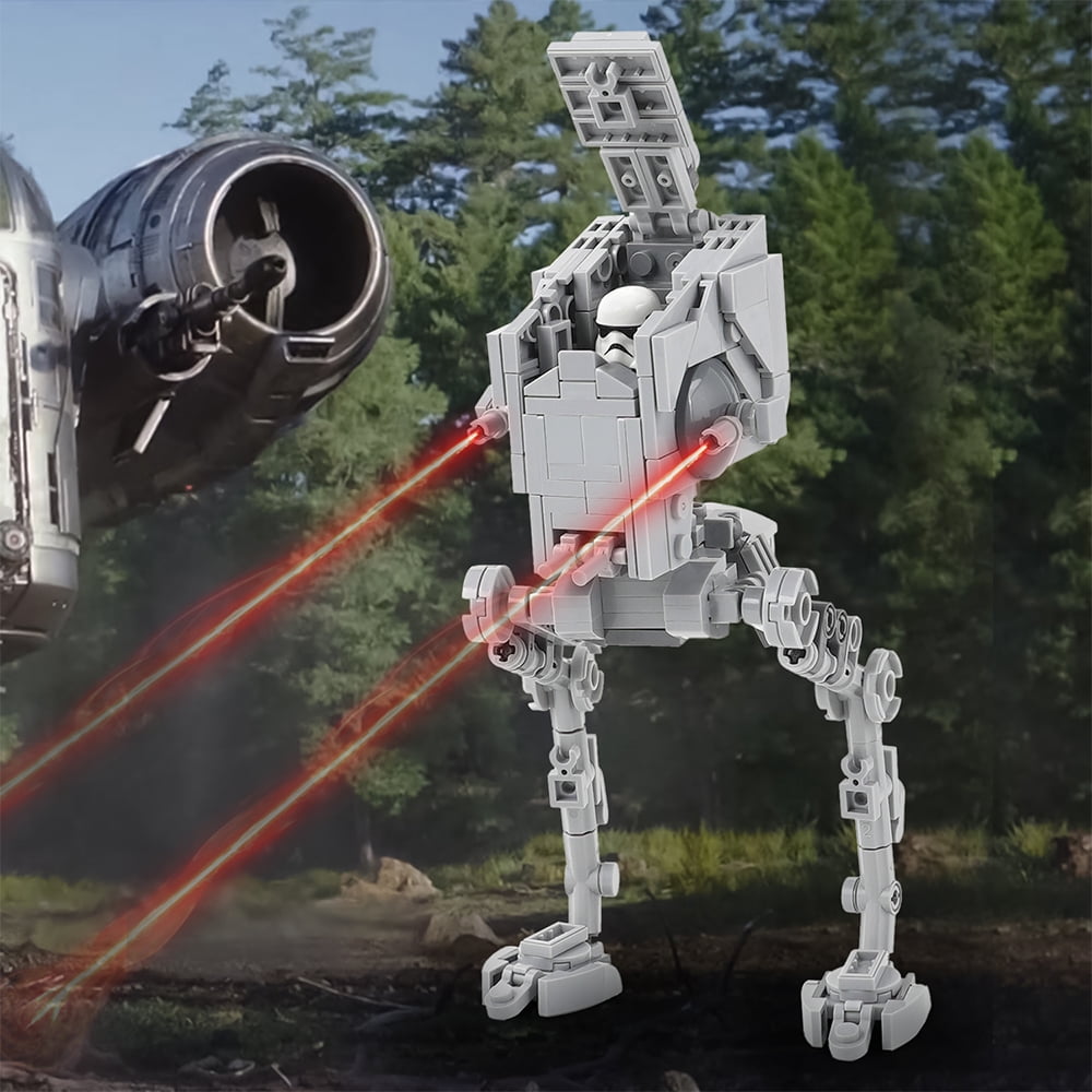 Star Wars MOC All Terrain Scout Transport & Stormtrooper Costom ...