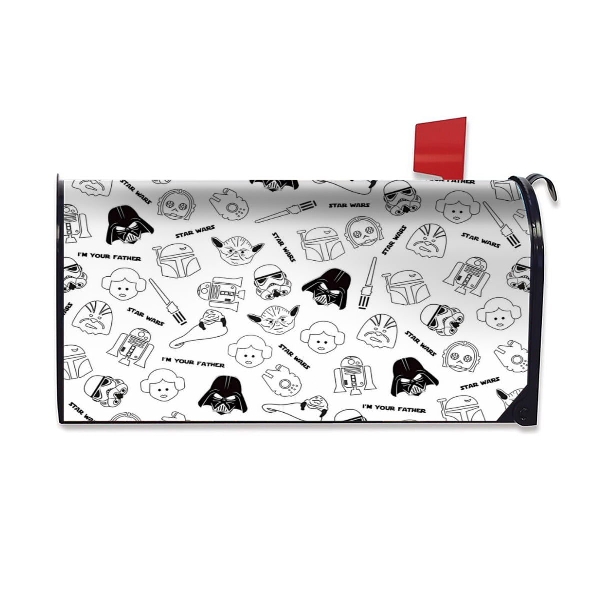 Star Wars Mailbox Cover with Magnetic Strip Anime Mailbox Package ...