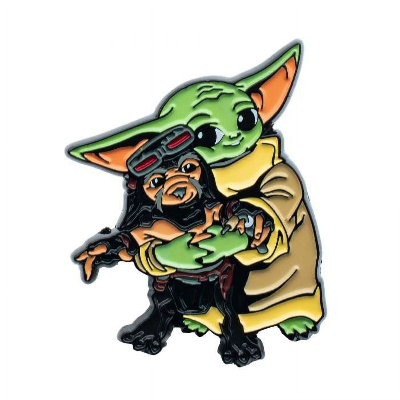 Star Wars Mandalorian 3 Grogu Hug Babu Frik Pin - Walmart.com