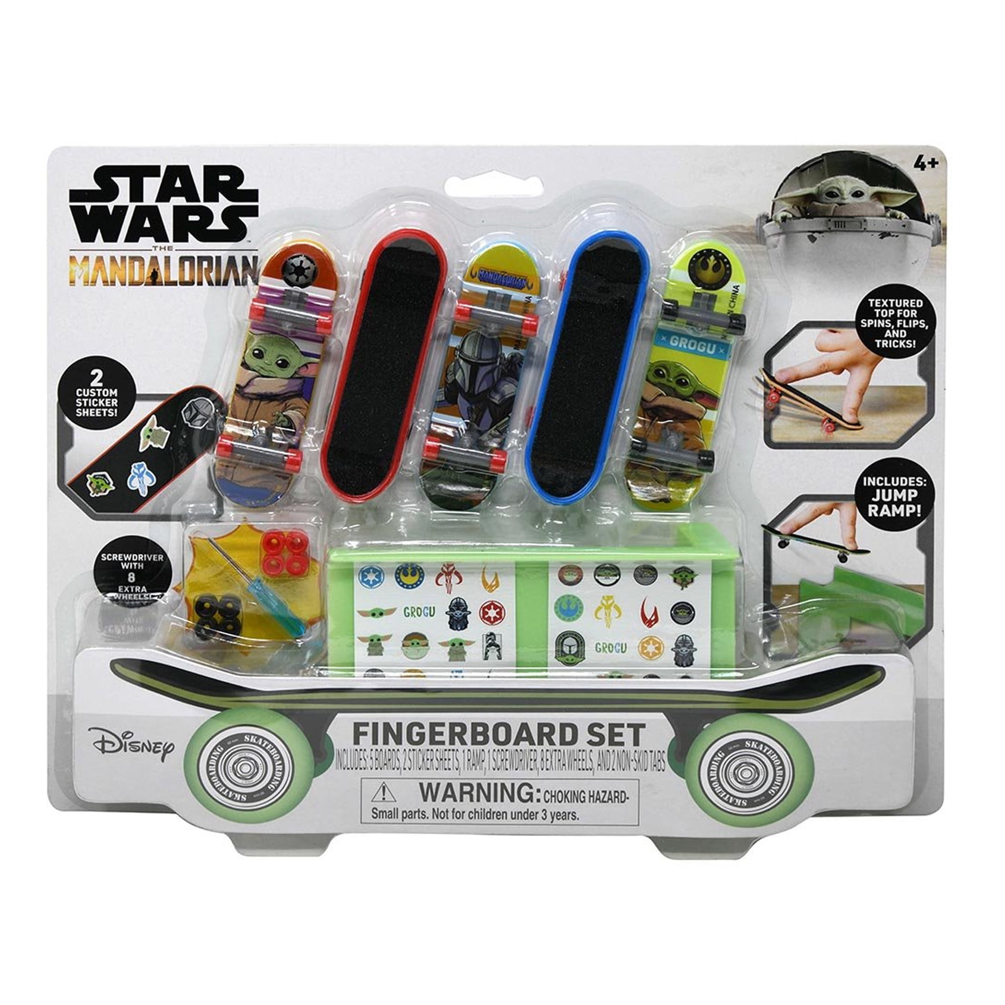 Star Wars Mandalorian 5 Pack Fingerboard Toy Set - Walmart.com