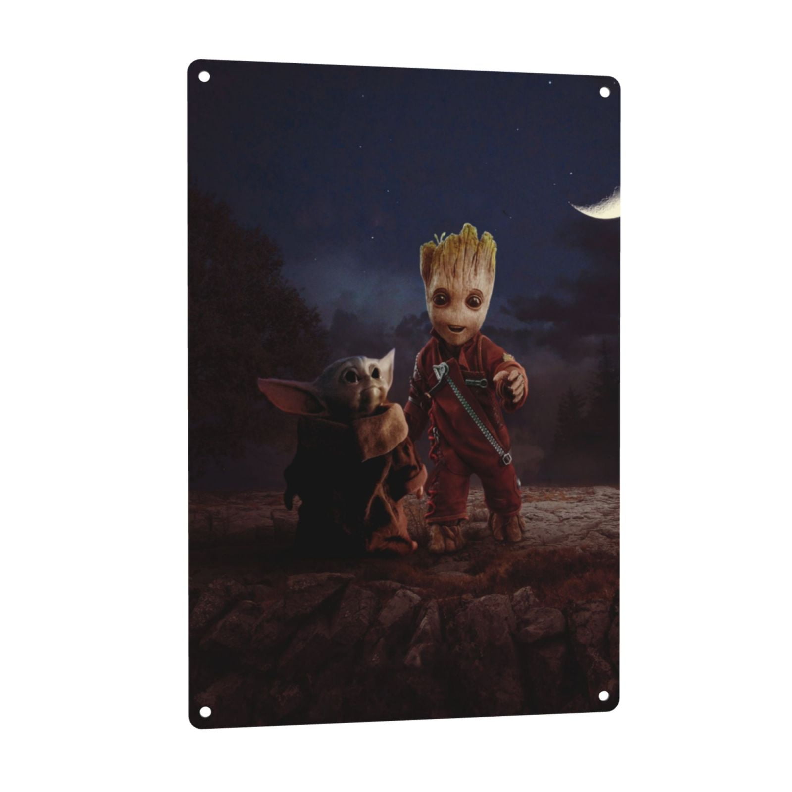 Star -Wars Mandalorian Aluminum Decorative Signs, Horizontal And ...