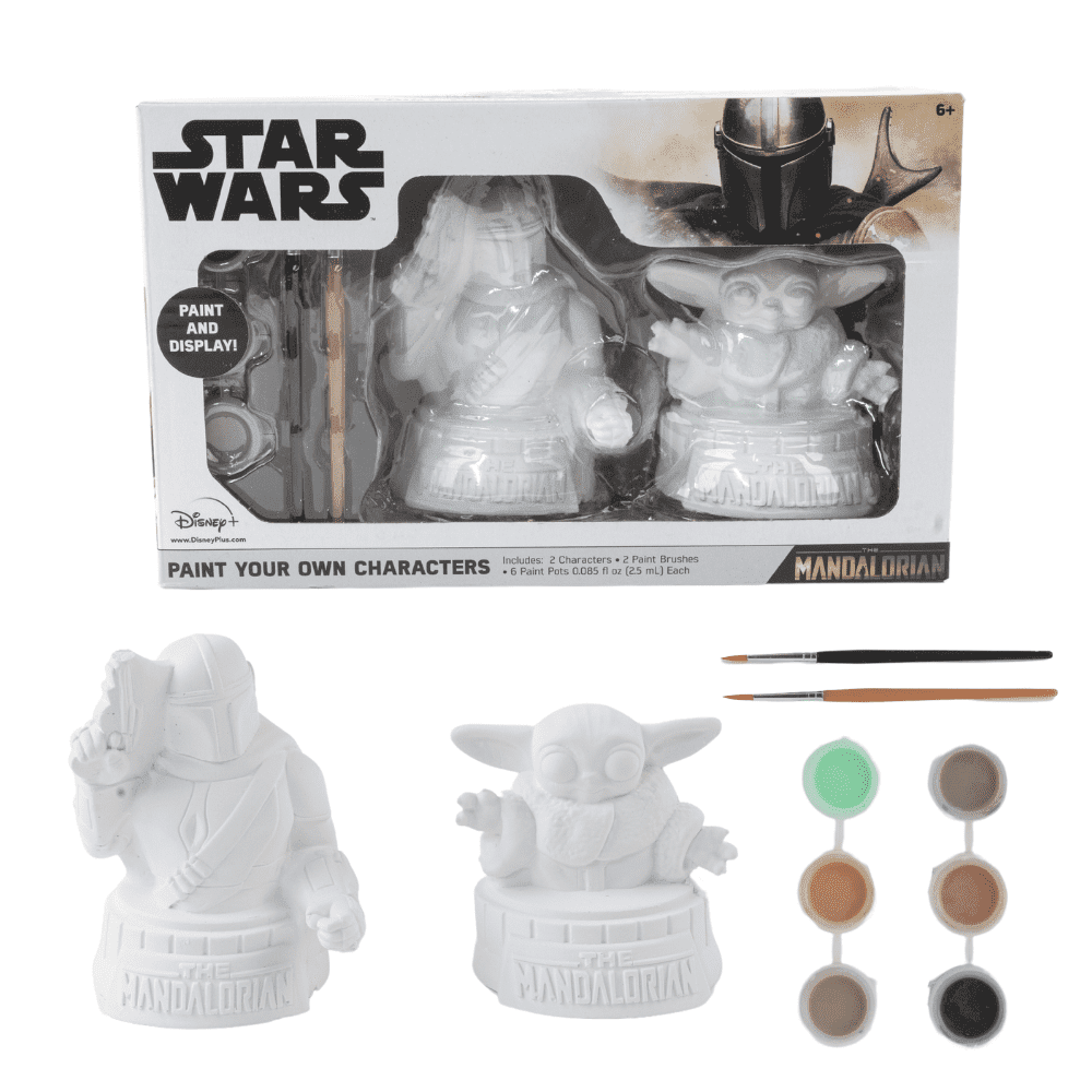 Star Wars Mandalorian Baby Yoda DIY Paint Set Arts and Crafts for Kids ...
