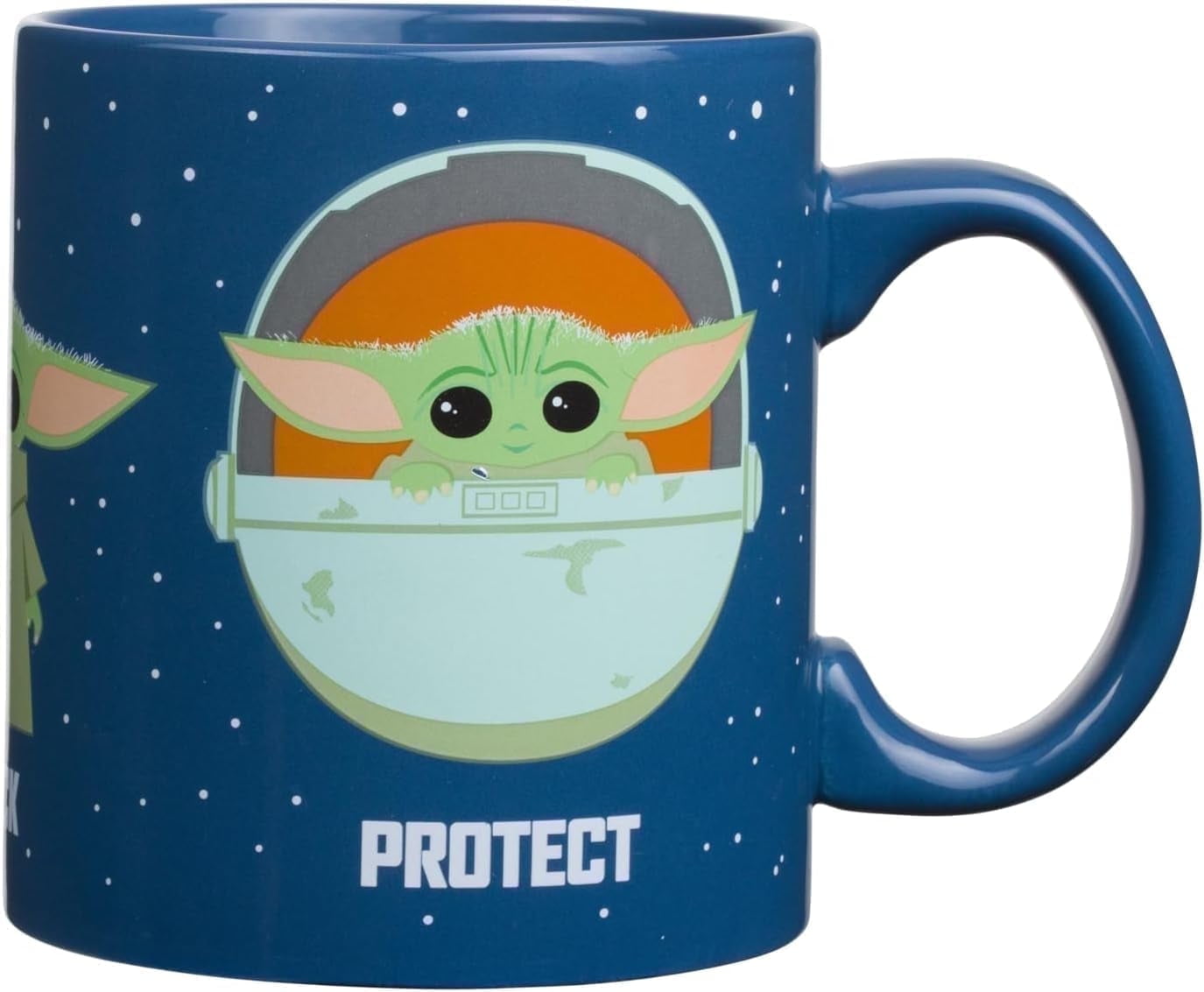 Star Wars Mandalorian Grogu 20-Ounce Ceramic Coffee Mug - Holiday Gift ...