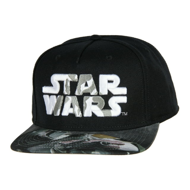 Star Wars Mandalorian Embroidered Adjustable Adult Snapback Hat ...
