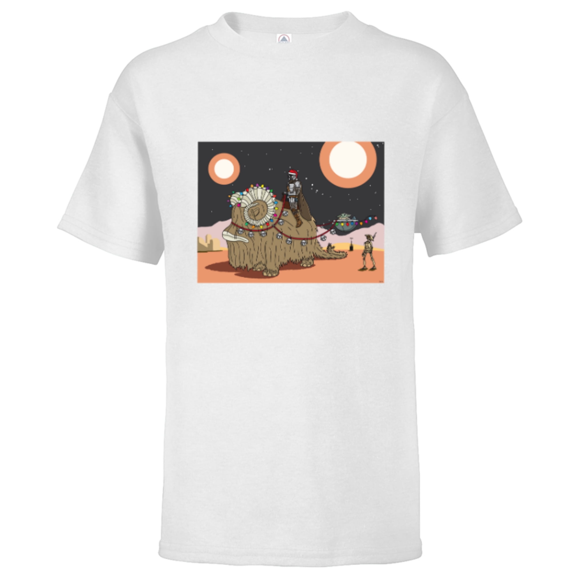 Star Wars Mandalorian & Grogu Christmas Jingle Bell Bantha - Short ...