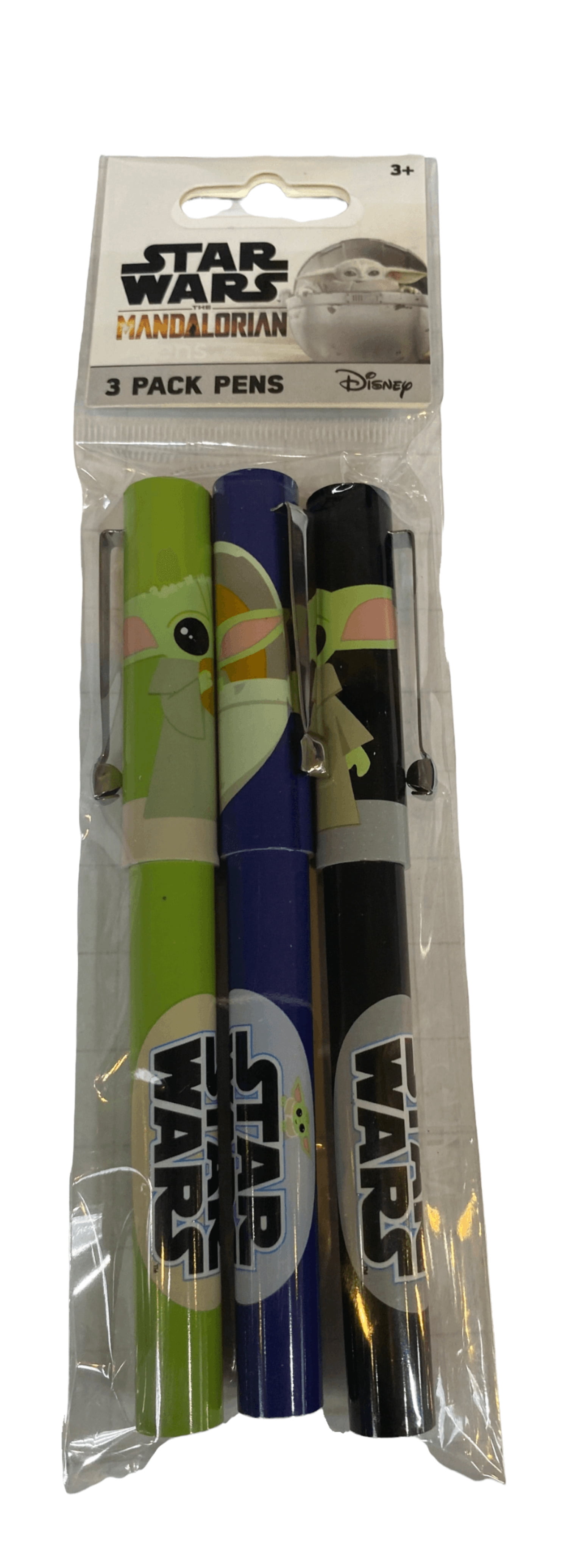 Star Wars Mandalorian (Grogu Only) 3pk Pens In Poly Bag With Header ...