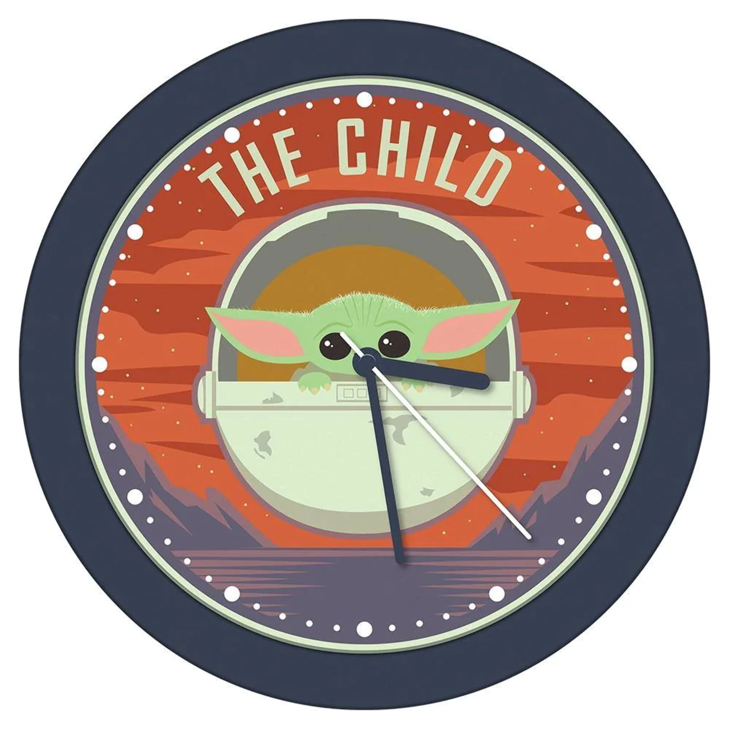 Star Wars Mandalorian Grogu Plastic Clock - Walmart.com