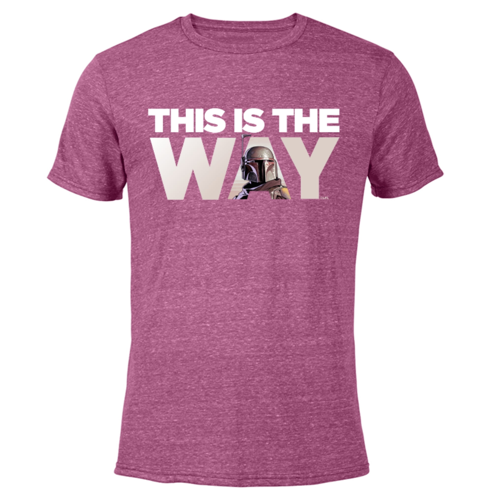 Star Wars Mandalorian Mando This Is The Way - Short Sleeve Blended T ...