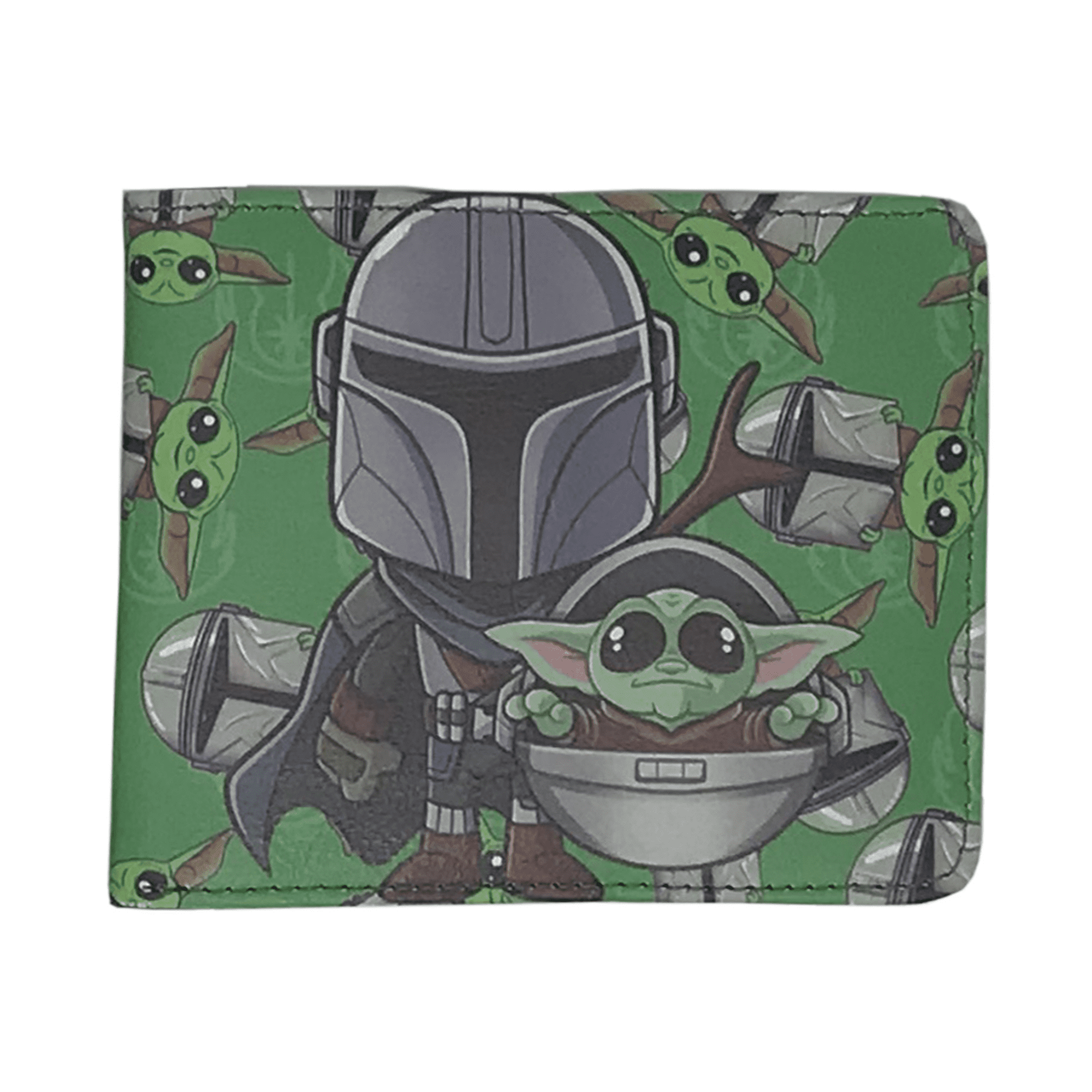 Star Wars Mandalorian and Baby Yoda Wallet - Baby Yoda in Crib ...