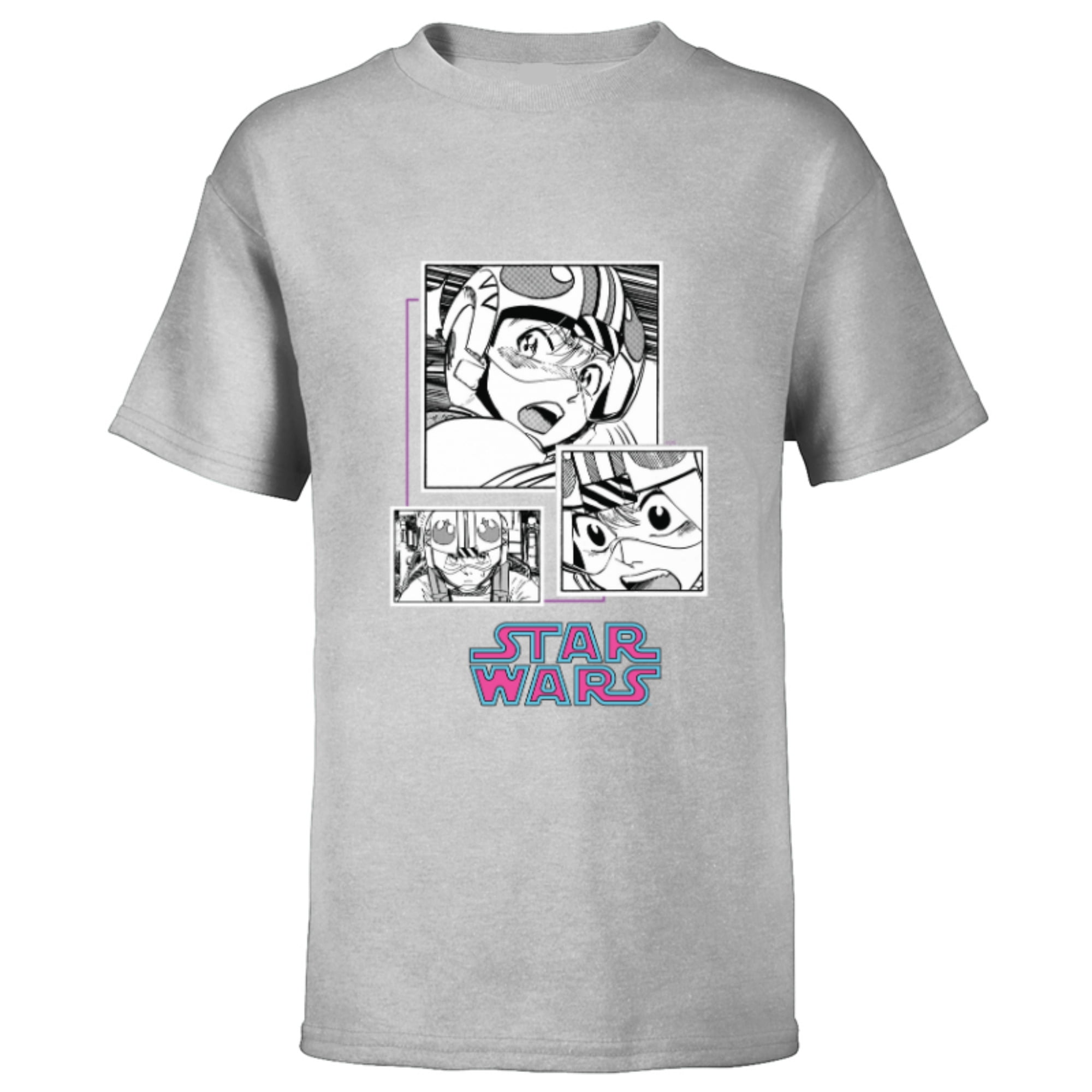 Star Wars Manga Luke Skywalker X-wing Pilot Comic Panels - Short Sleeve ...