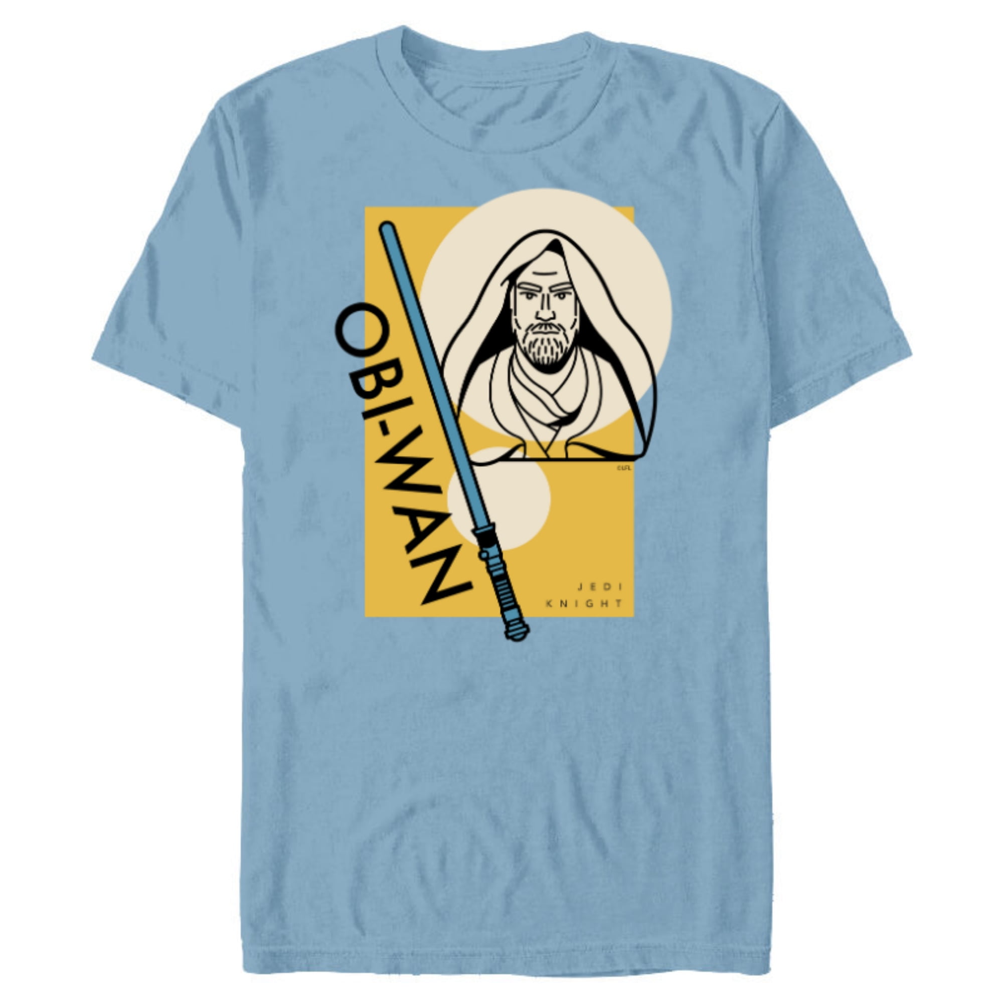 Star Wars Master Obi-Wan Kenobi Jedi Knight - Short Sleeve Blended T ...