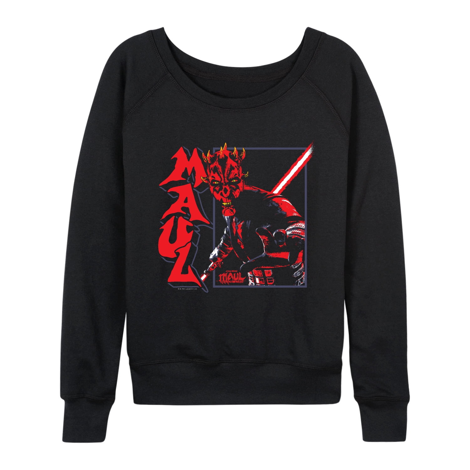 Star Wars - Maul Shadow Lord Vintage - Women's French Terry Long Sleeve ...