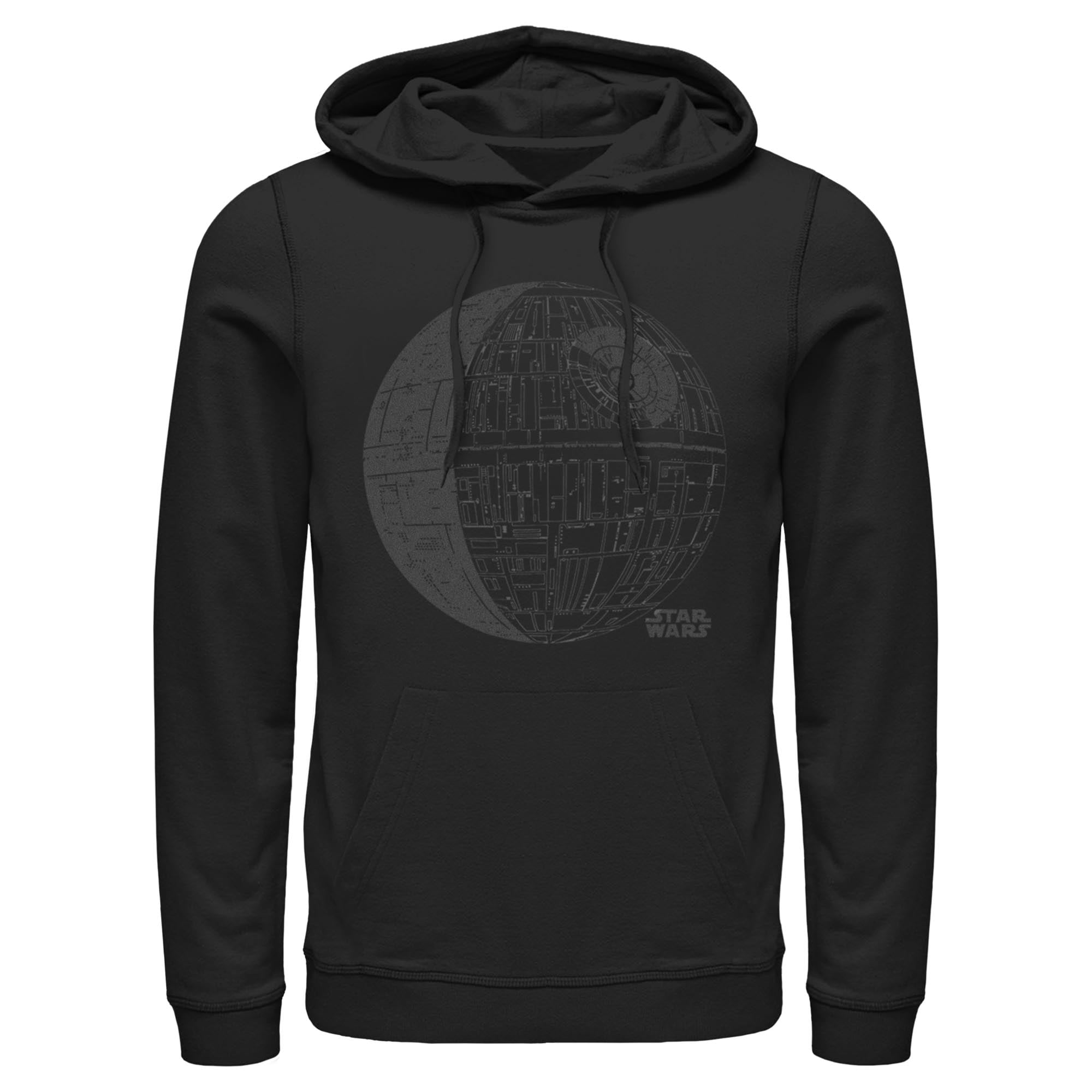 Star Wars Men's Death Star Logo Hoodie - Walmart.com