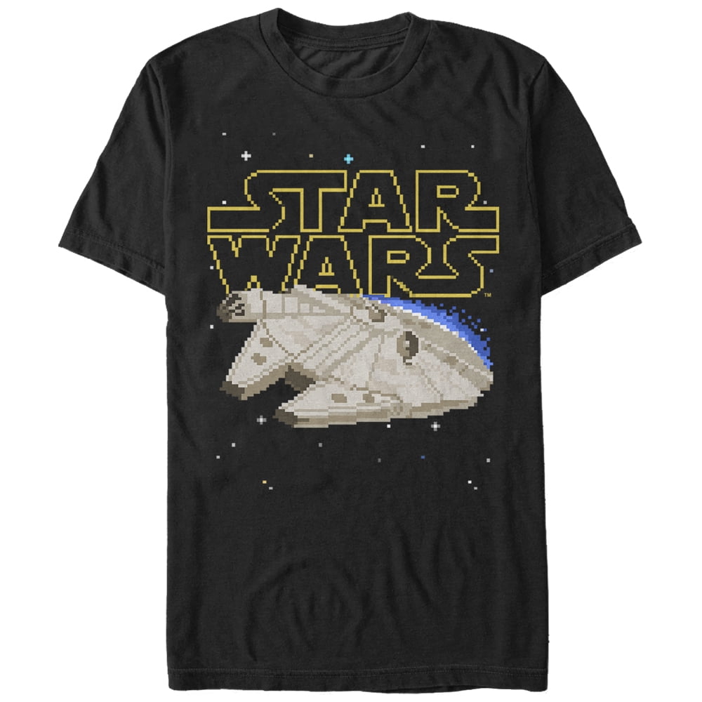 Star Wars Men's Falcon Squared Slim Fit T-shirt Small Black - Walmart.com