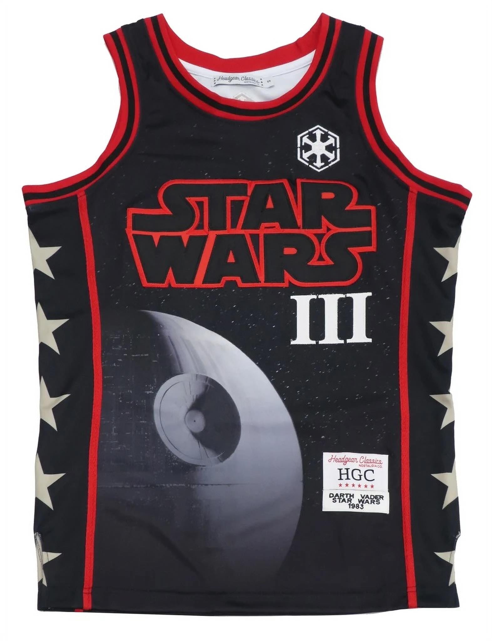 Star Wars Men's Headgear Classics Embroidered Basketball Jersey (Medium ...