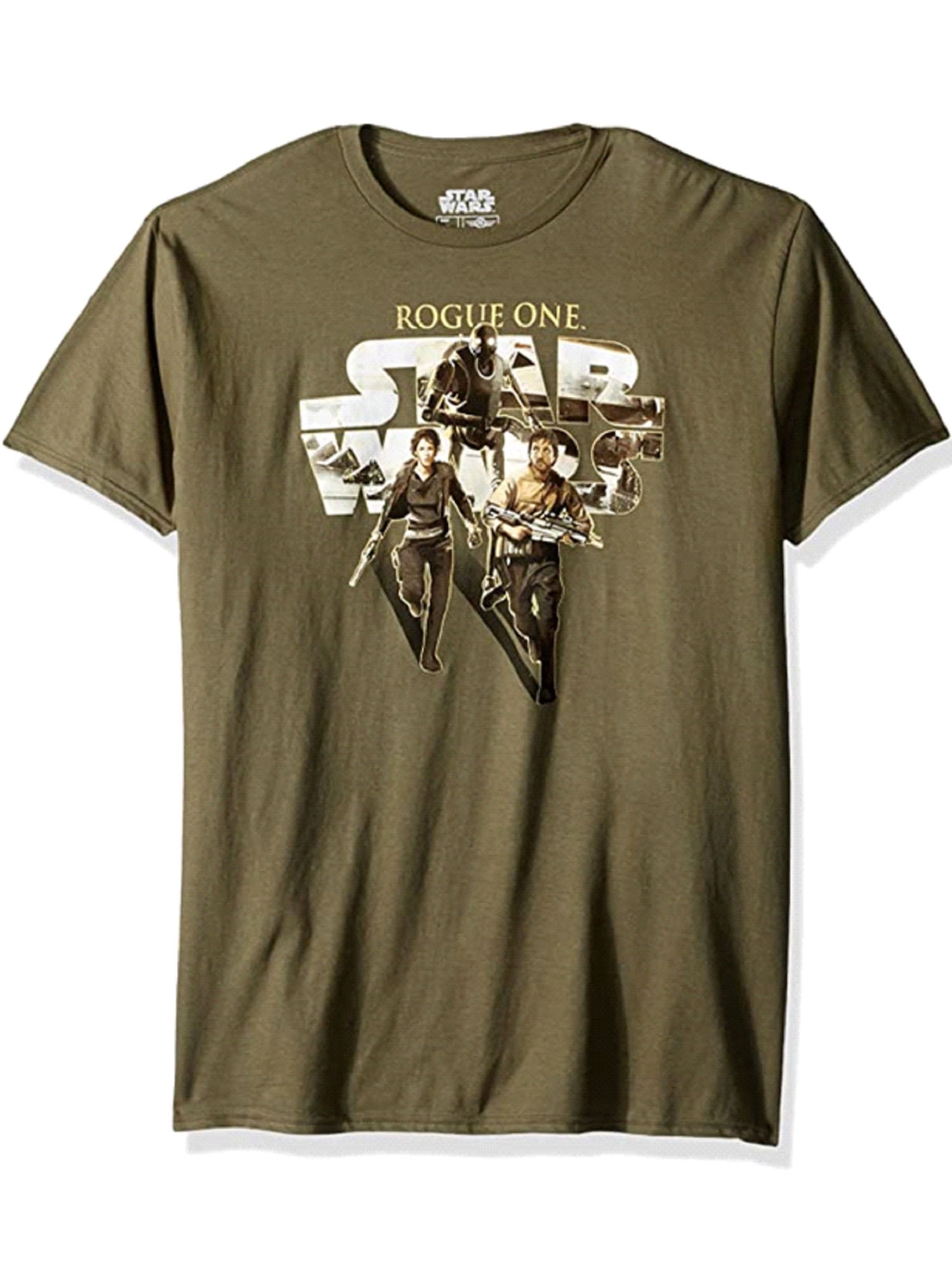 Star Wars Men's Jyn Erso, Cassian, K-2so of Rogue One T-Shirt - size ...
