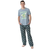 Star Wars Men's The Mandalorian Baby Yoda Grogu Cartoon Sleep Pajama ...