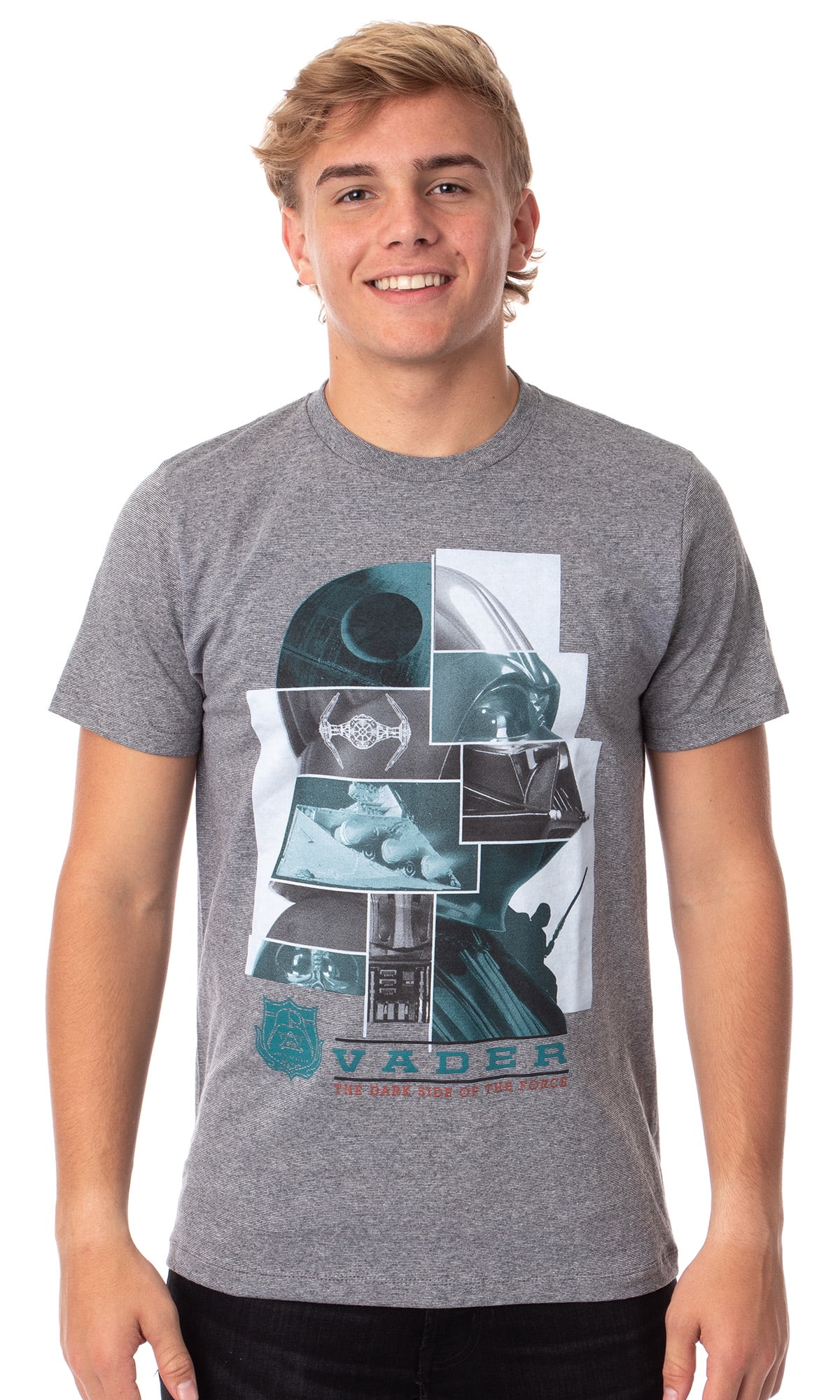 Star Wars Men's Vader The Dark Side of The Force Graphic Print T-Shirt ...