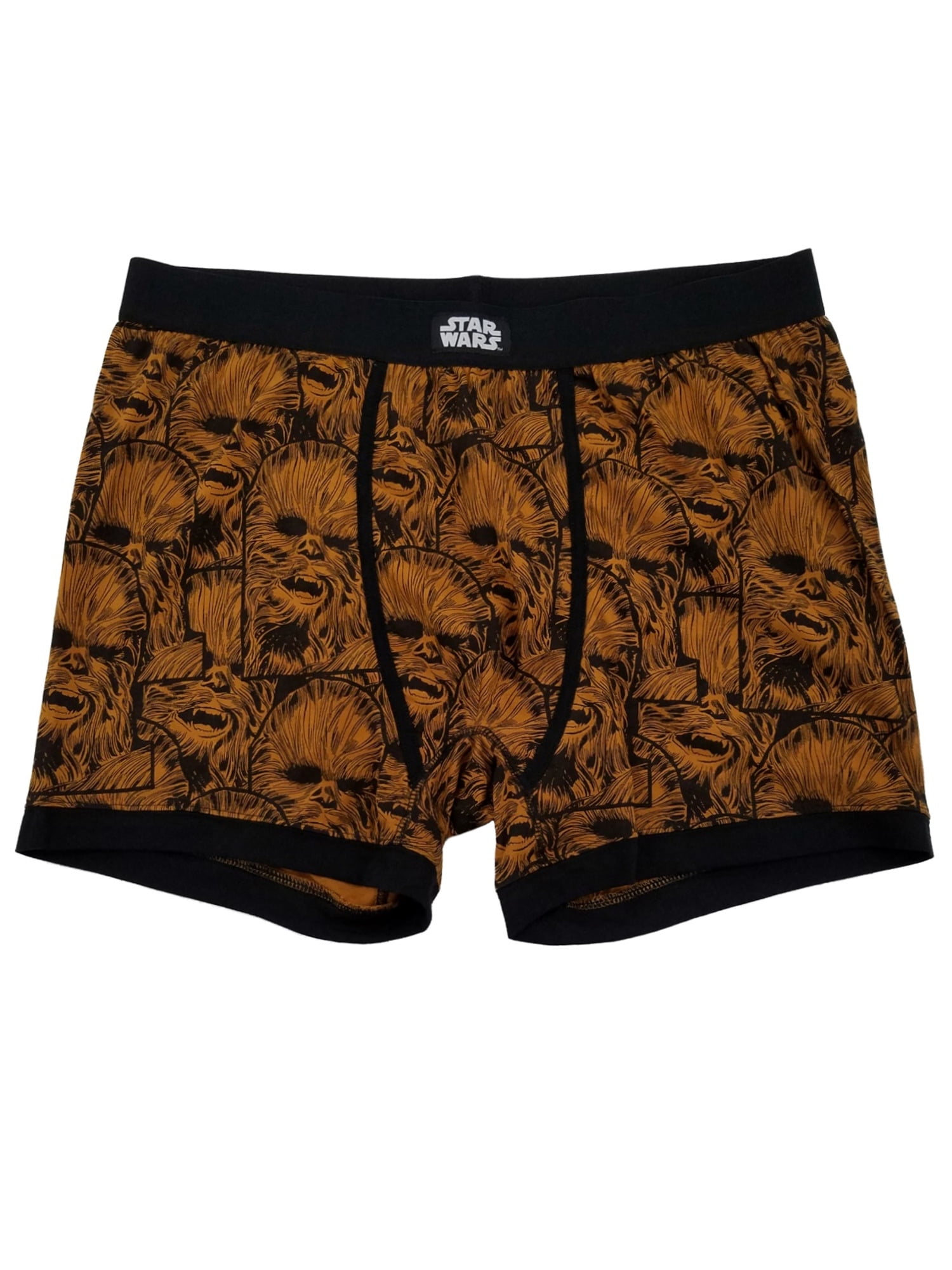 Star Wars Mens Brown Chewie Chewbacca Underwear Boxer Briefs XX-Large ...