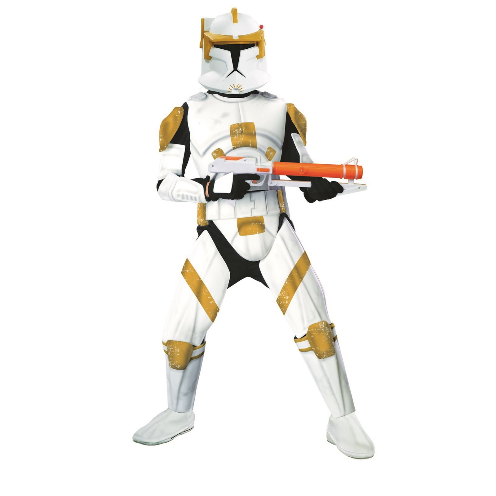 Star Wars Mens Deluxe Clonetrooper Commander Cody Halloween Costume ...