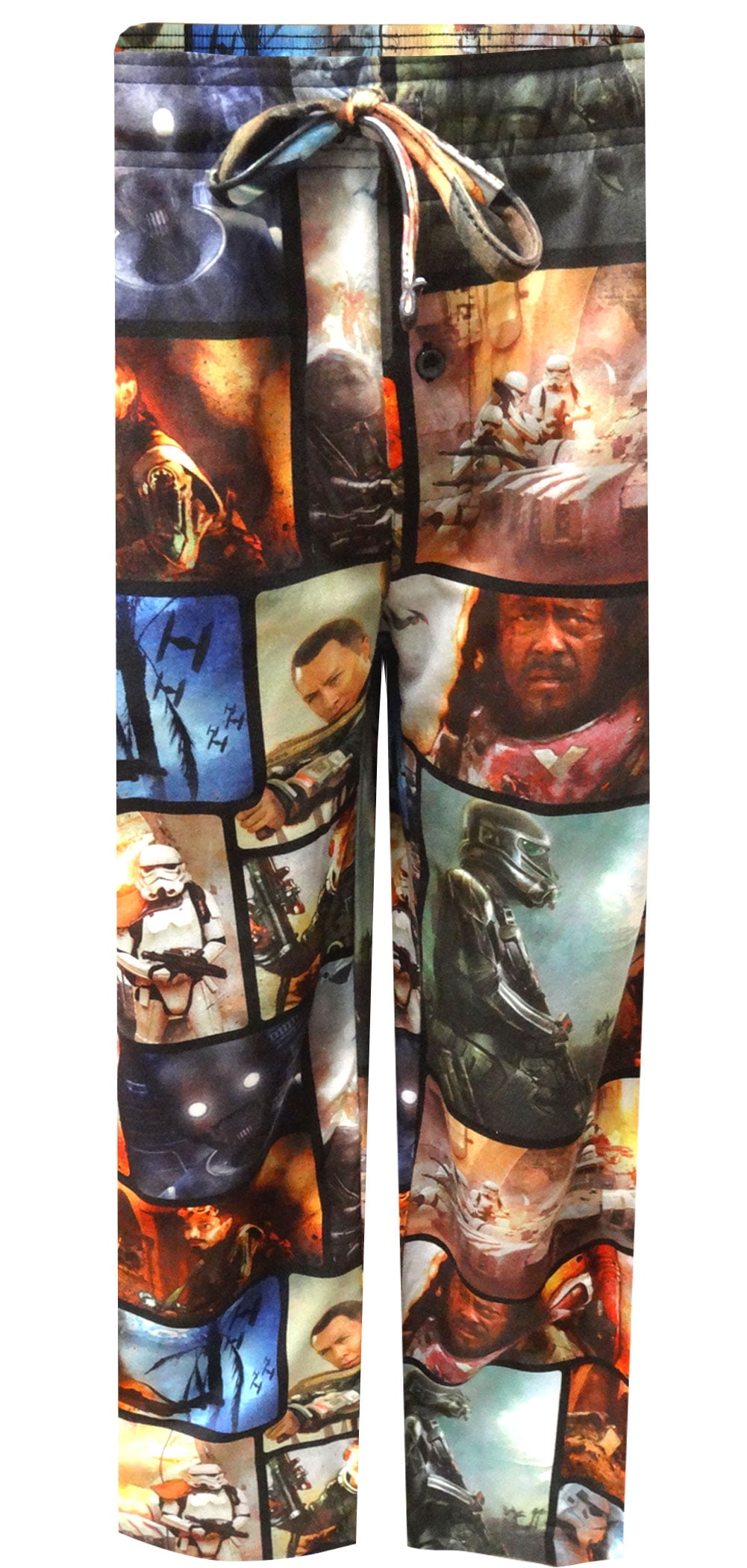 Star Wars Mens Star Wars Rogue One Movie Scenes Lounge Pants (Small ...