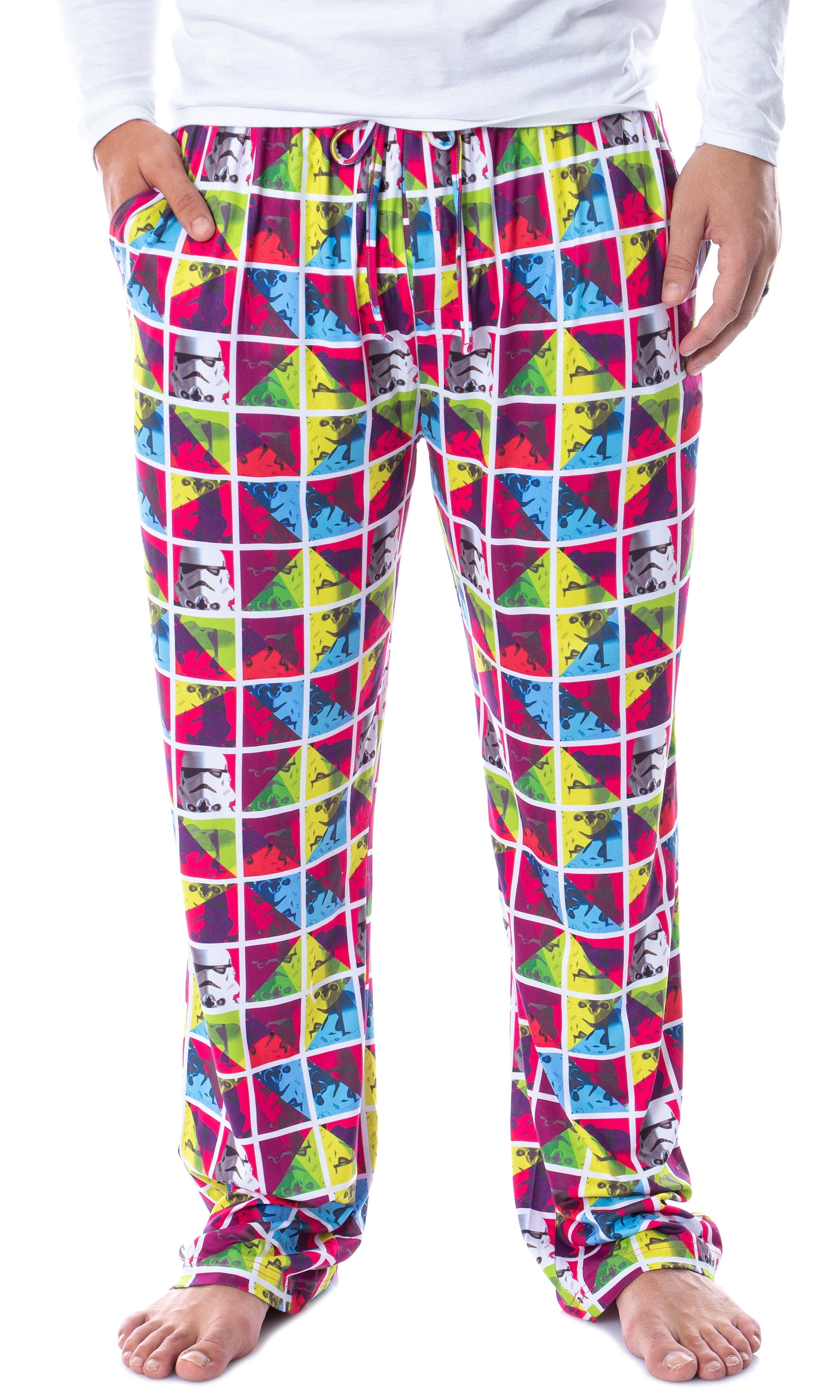 Star Wars Mens' Stormtrooper Color Frames Pop Art Sleep Pajama Pants ...