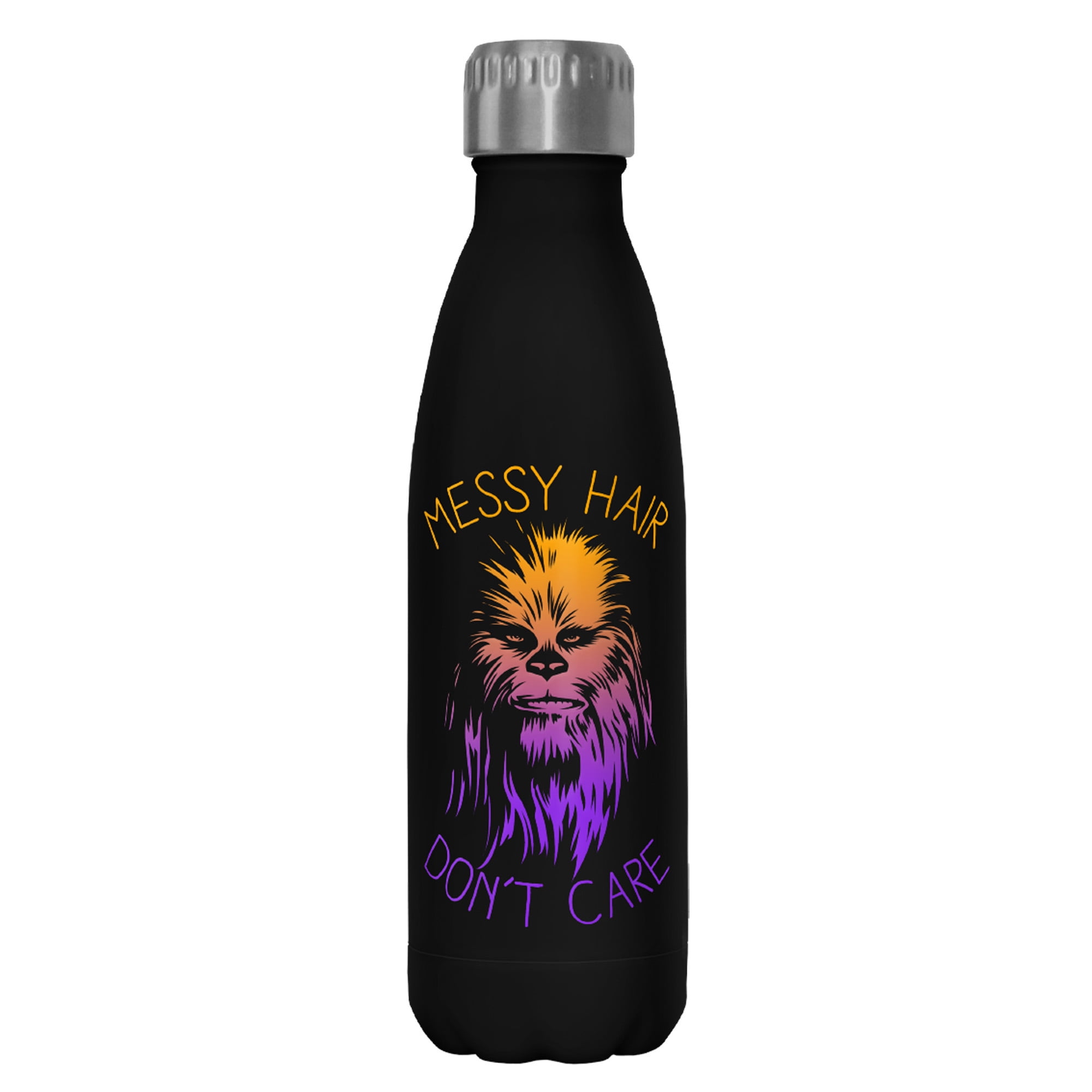 Star Wars Messy Hair Don't Care Chewie Stainless Steel Water Bottle ...