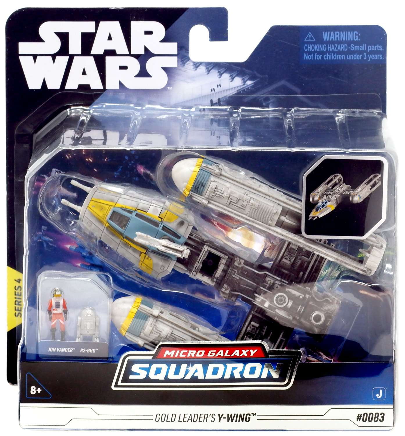 Star Wars Micro Galaxy Squadron Gold Leader's Y-Wing - 5 inch Spaceship ...