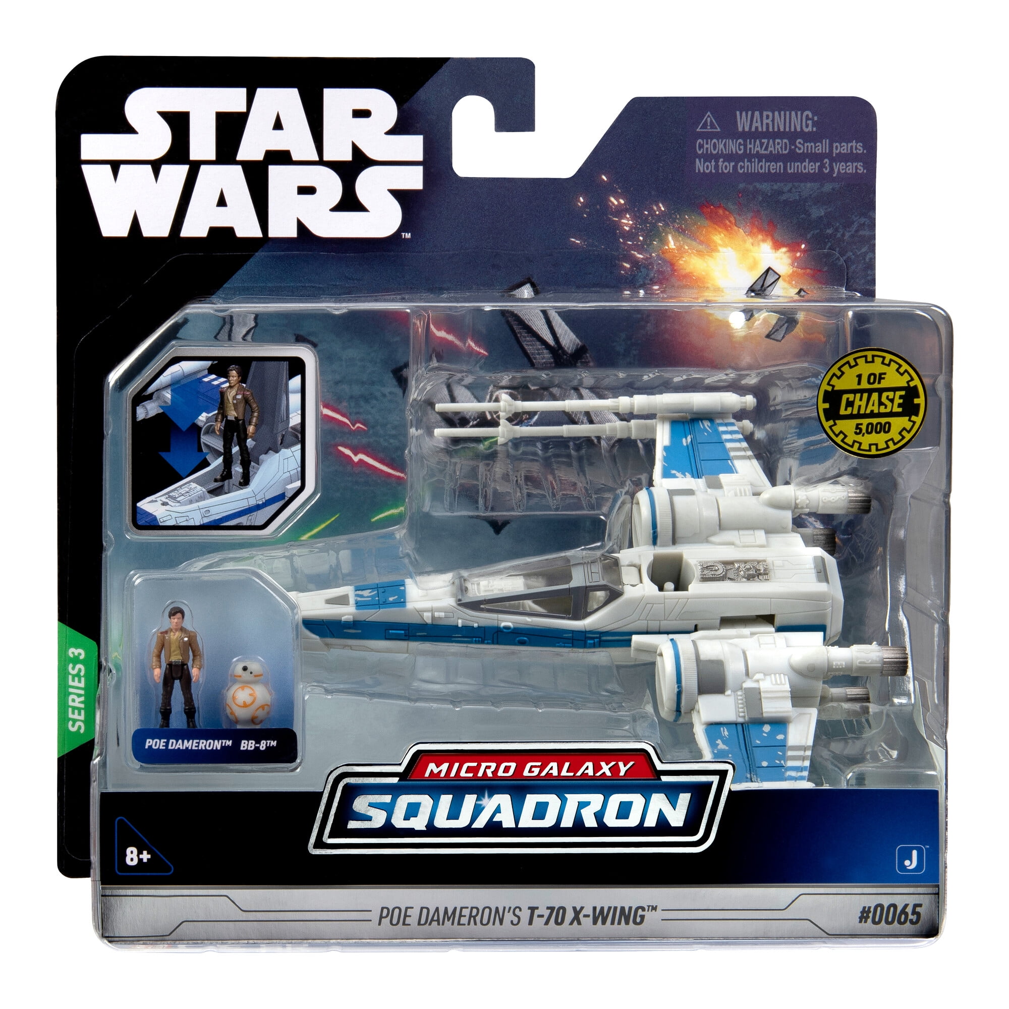 Star Wars Micro Galaxy Squadron Poe Dameron's T-70 X-Wing Star Wars Micro Galaxy Squadron Poe Dameron's T-70 X-Wing