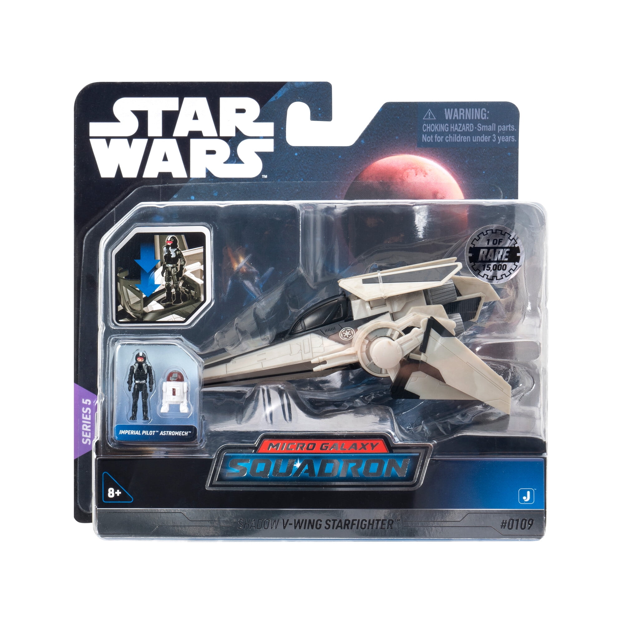 Star Wars Micro Galaxy, Shadow V-wing Starfighter Action Force Toys ...