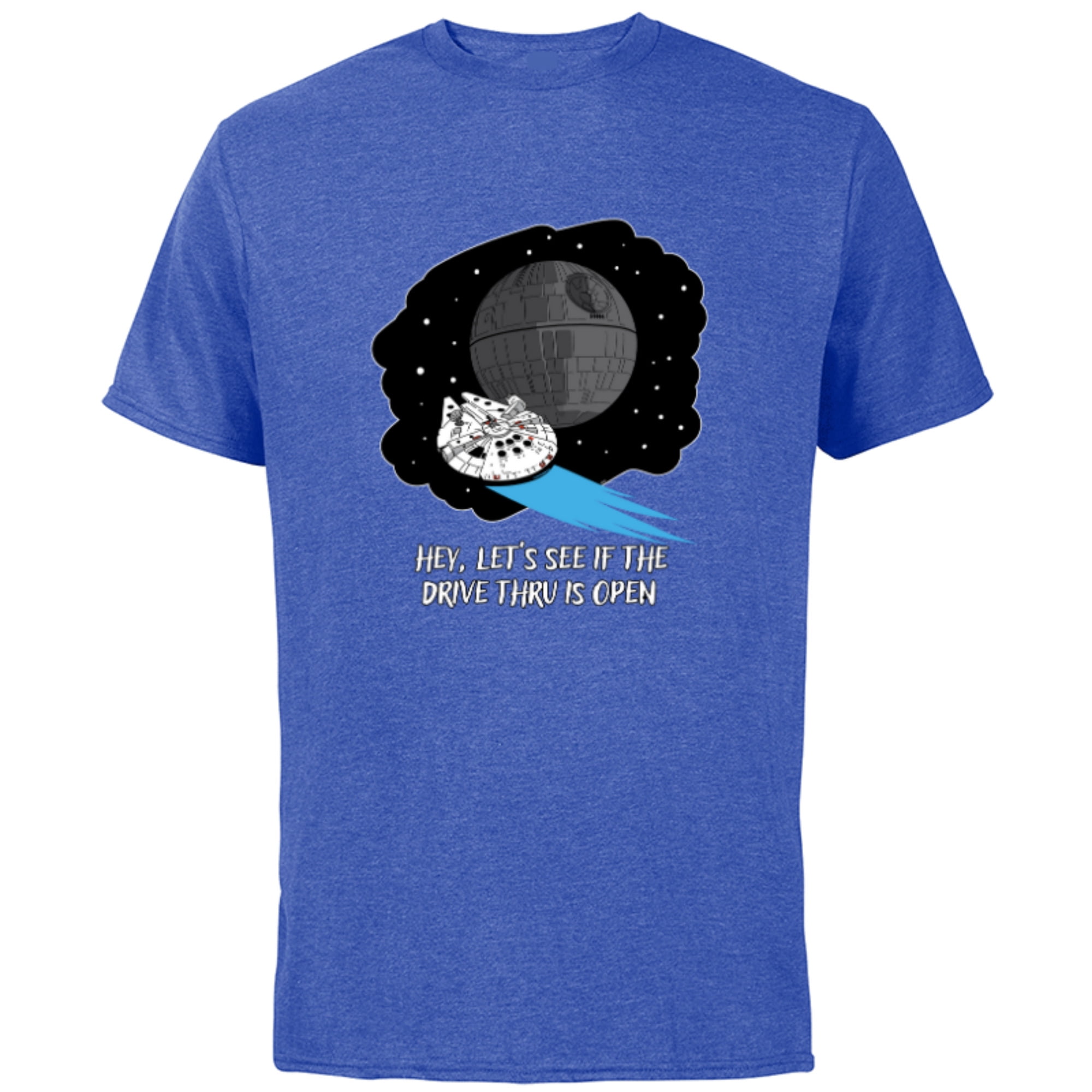 Star Wars Millennium Falcon Death Star Drive Thru Funny - Short Sleeve ...