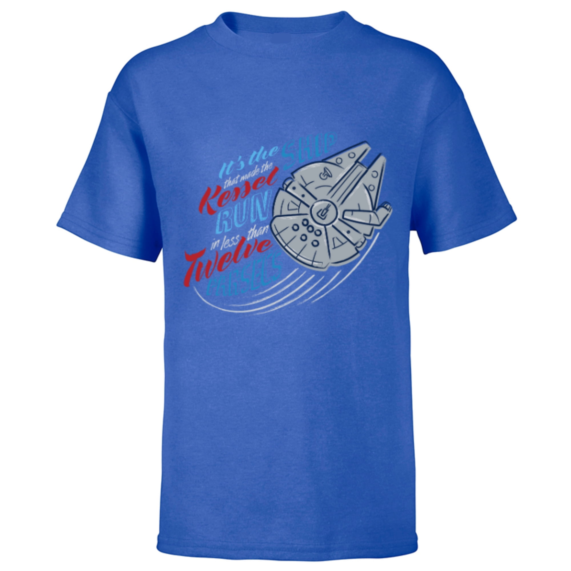 Star Wars Millennium Falcon Kessel Run in 12 Parsecs USA - Short Sleeve ...
