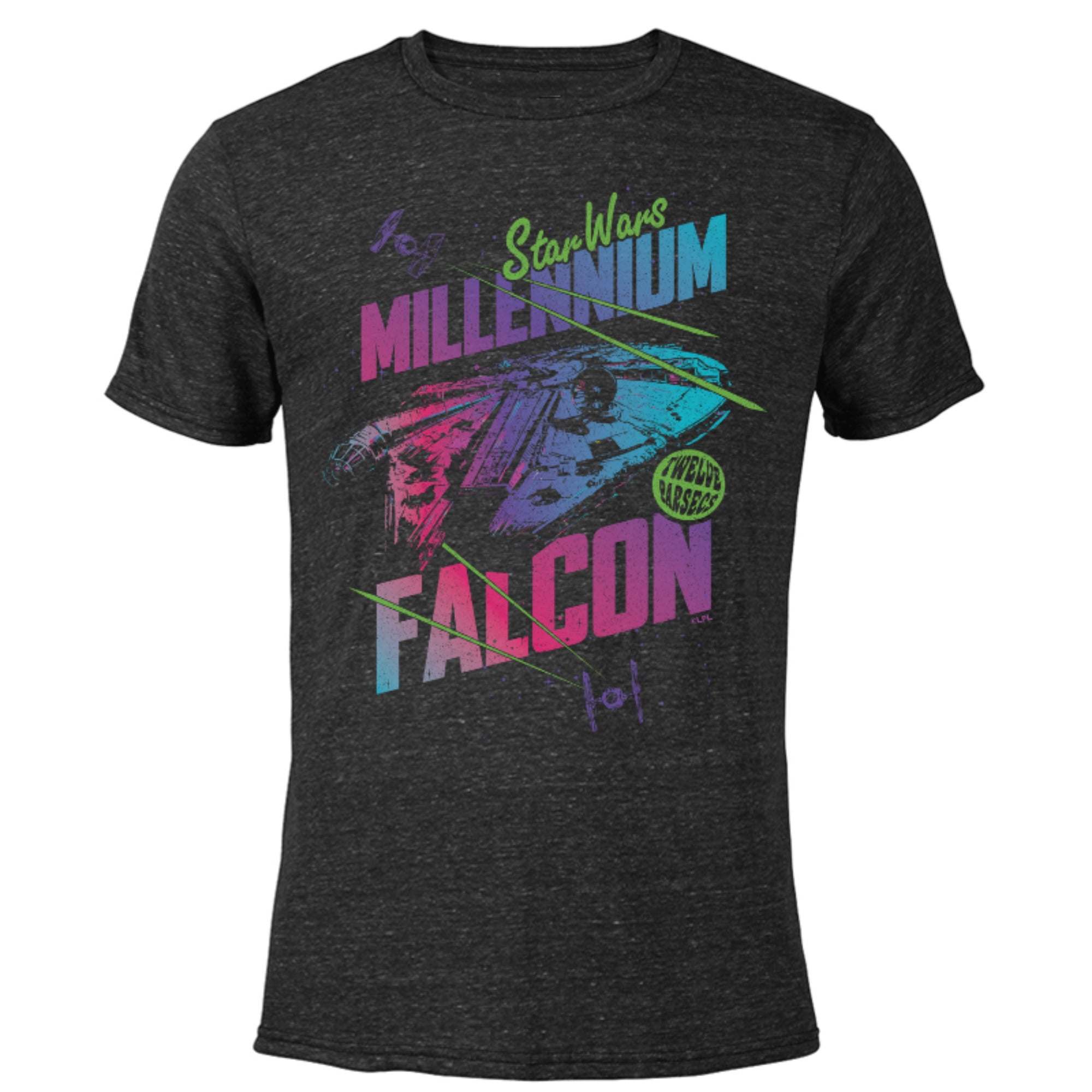 Star Wars Millennium Falcon Neon - Short Sleeve Blended T-Shirt for ...